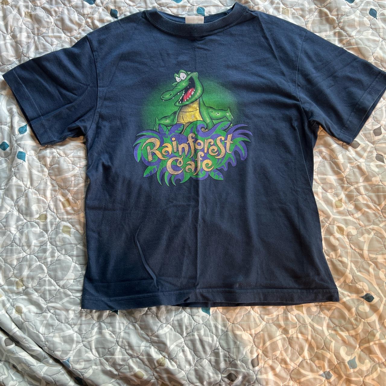 Retro Rainforest Cafe Graphic T shirt based on fit... - Depop