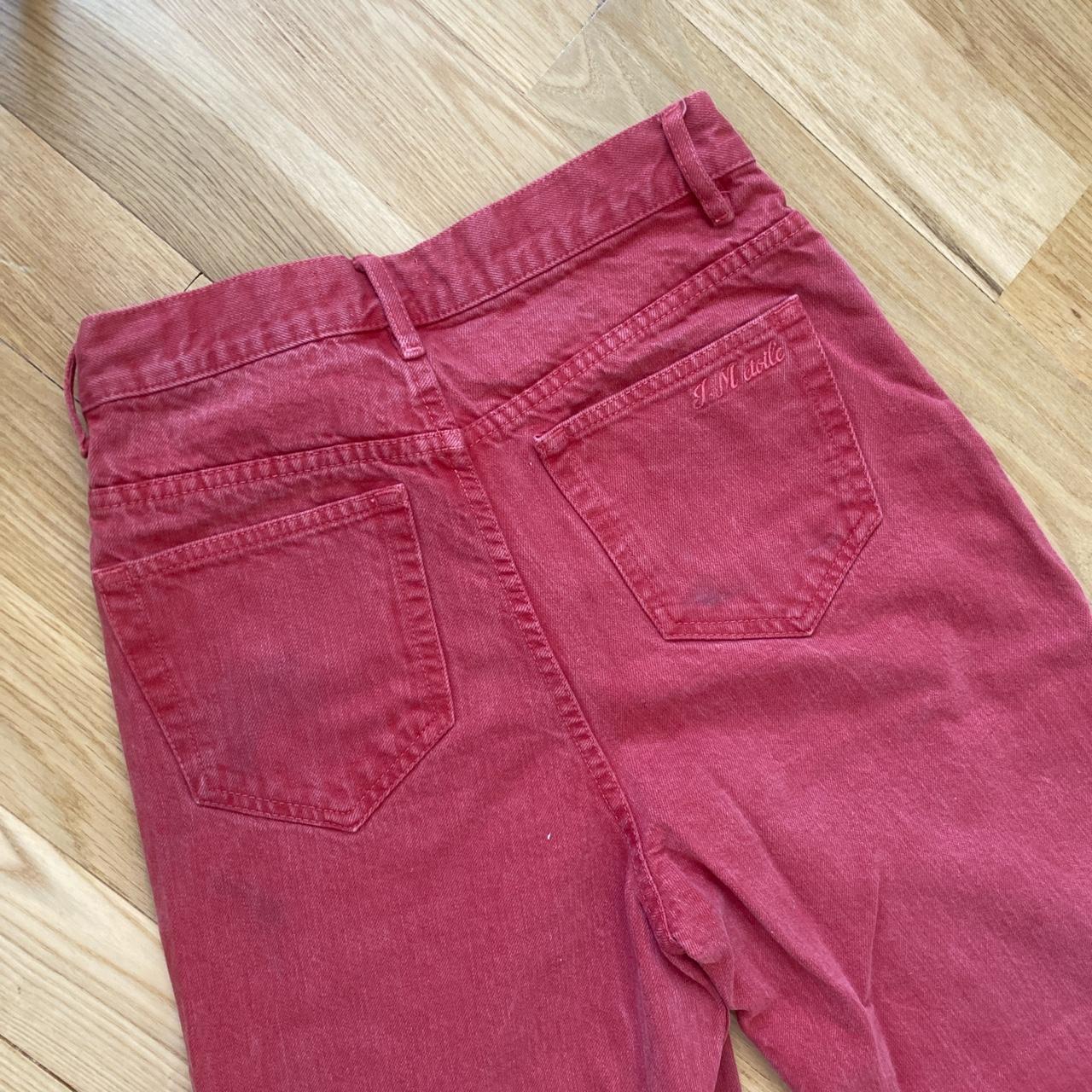 Isabel Marant Étoile washed red jean. Size 34, fits... - Depop
