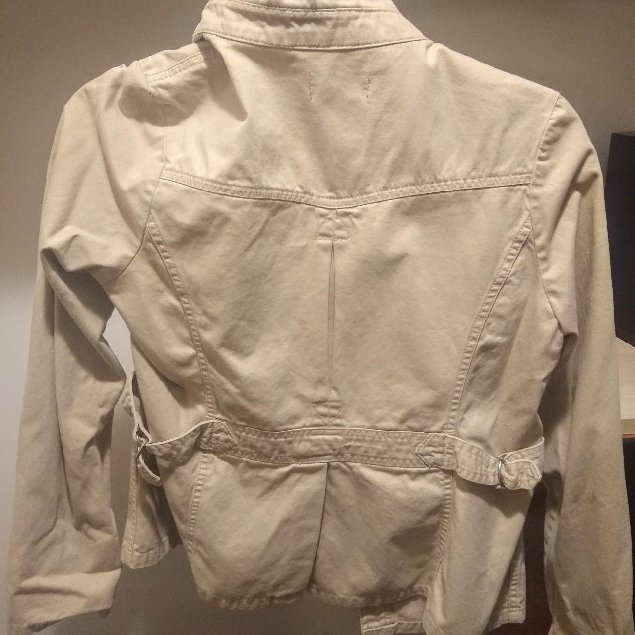 Khaki / beige colored jacket from Forever 21. Button... - Depop