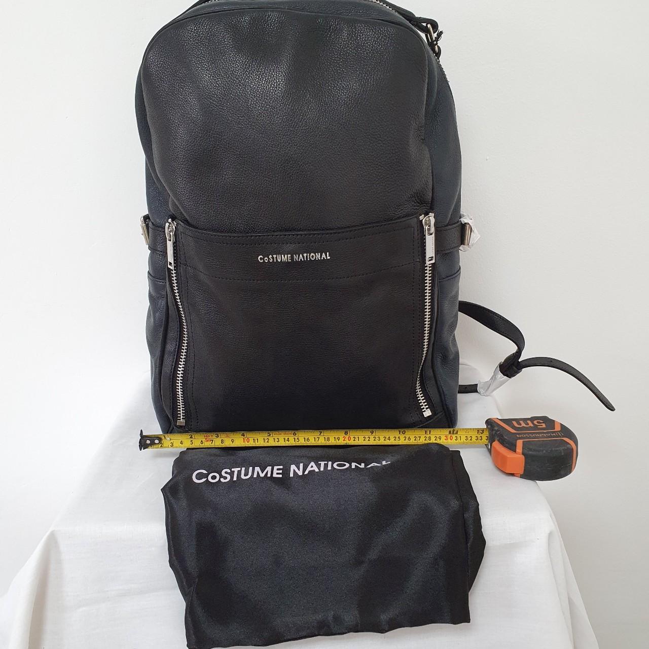 Costumes National Genuine Leather Backpack Black... - Depop