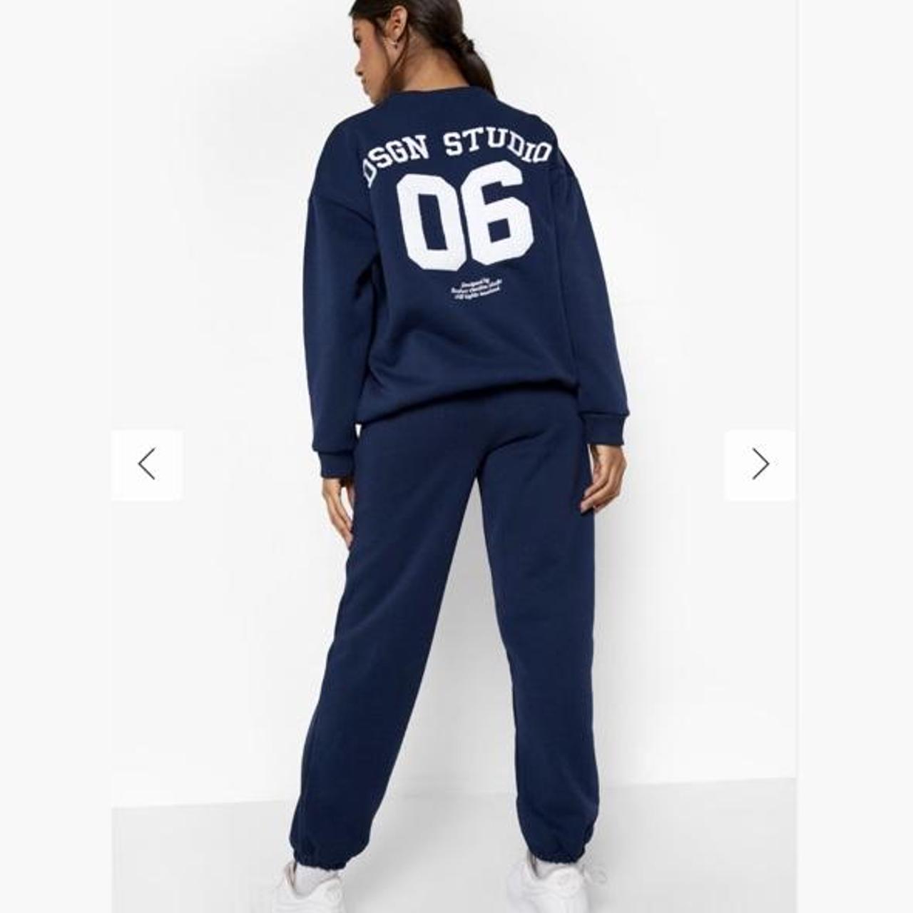 Towelling Applique Sweat Jogger Tracksuit Sold out... - Depop