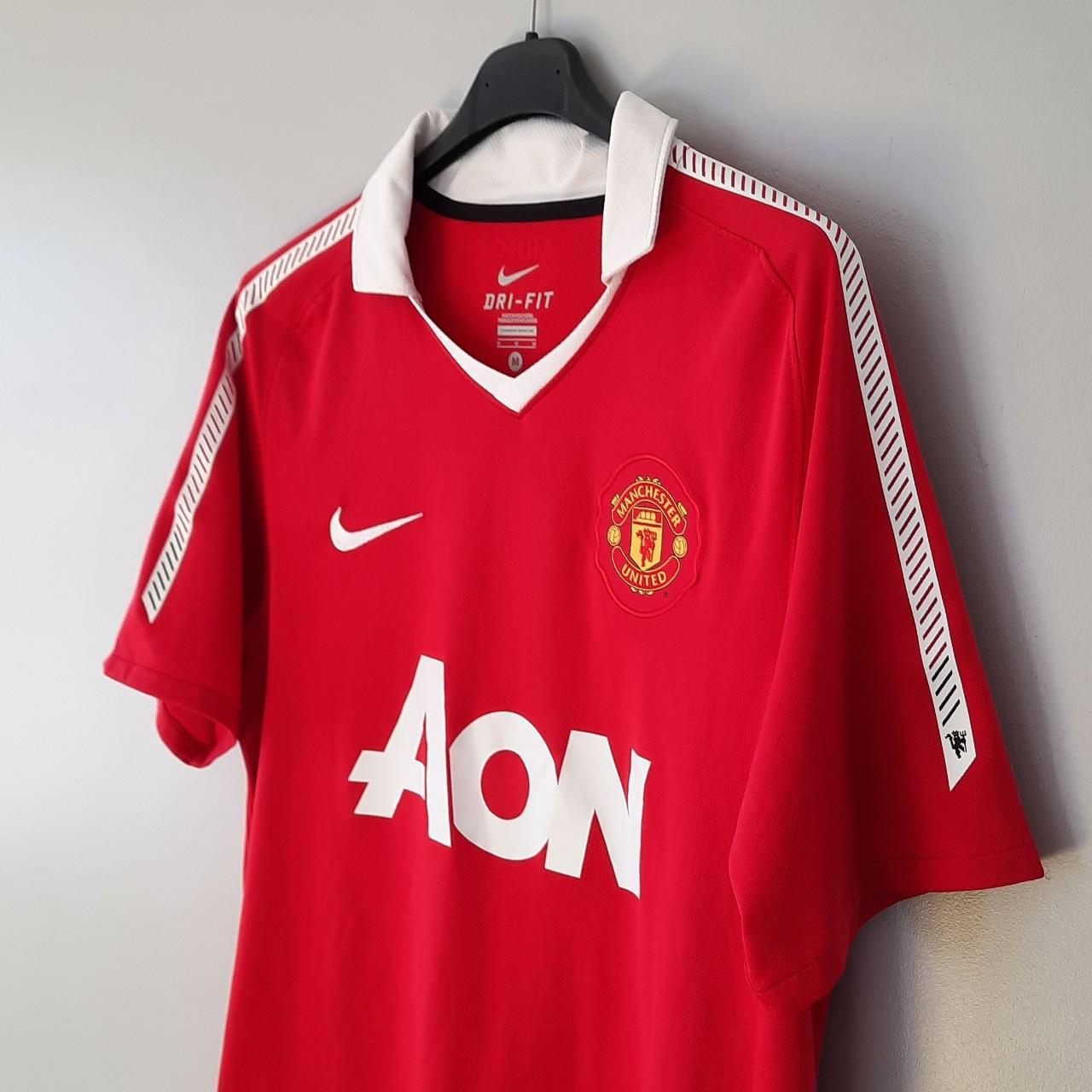 Manchester United Home Football Shirt... - Depop