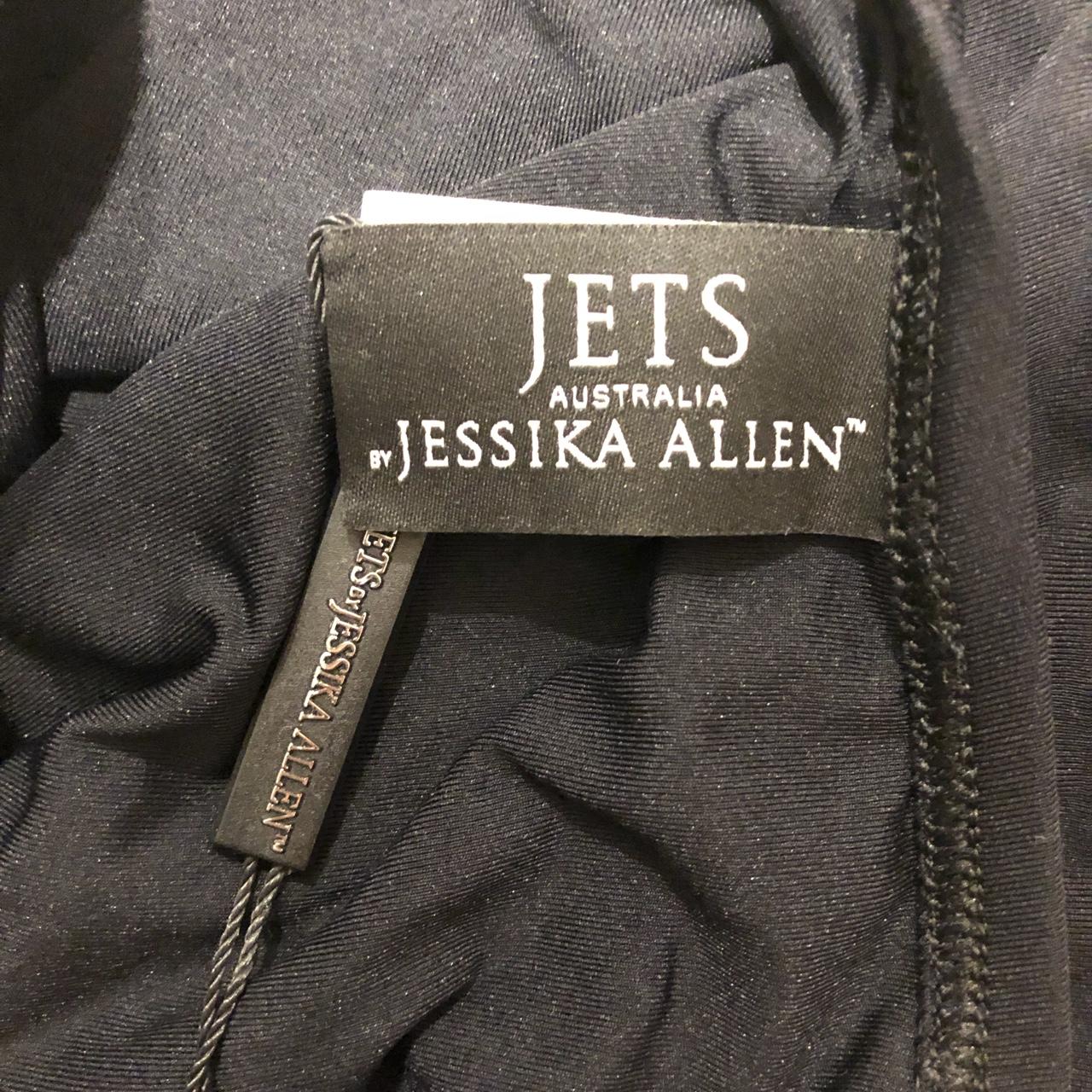 JETS black strapless contour bandeau one piece... - Depop