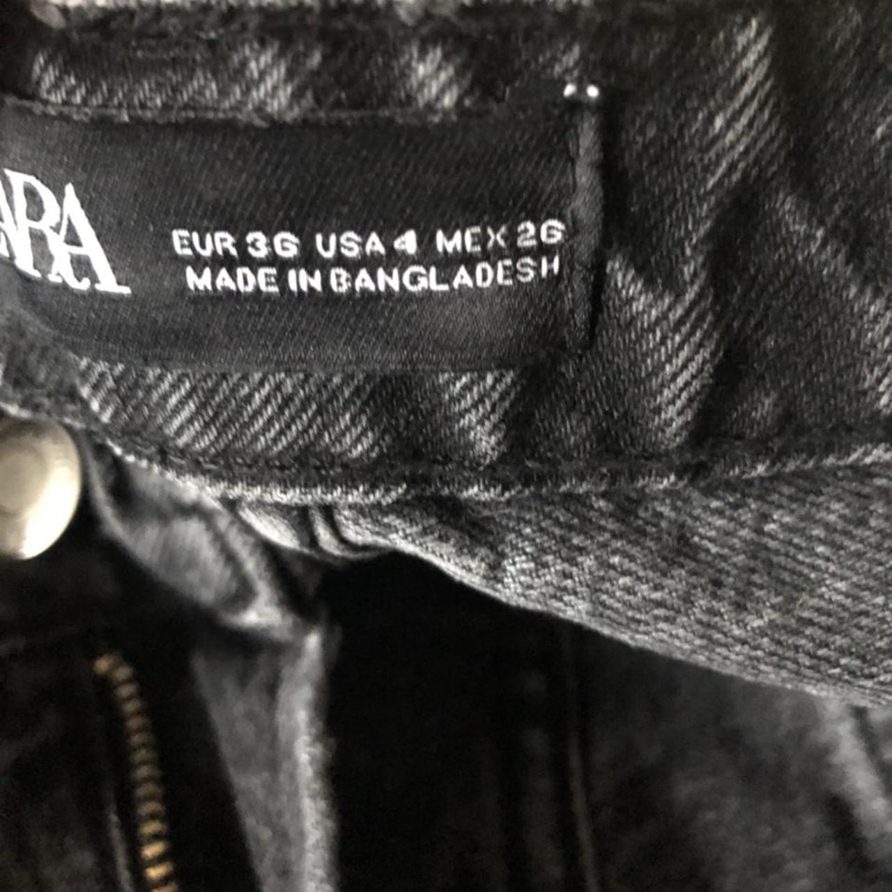 Zara black mom jeans size EUR 36 Only worn a few... - Depop