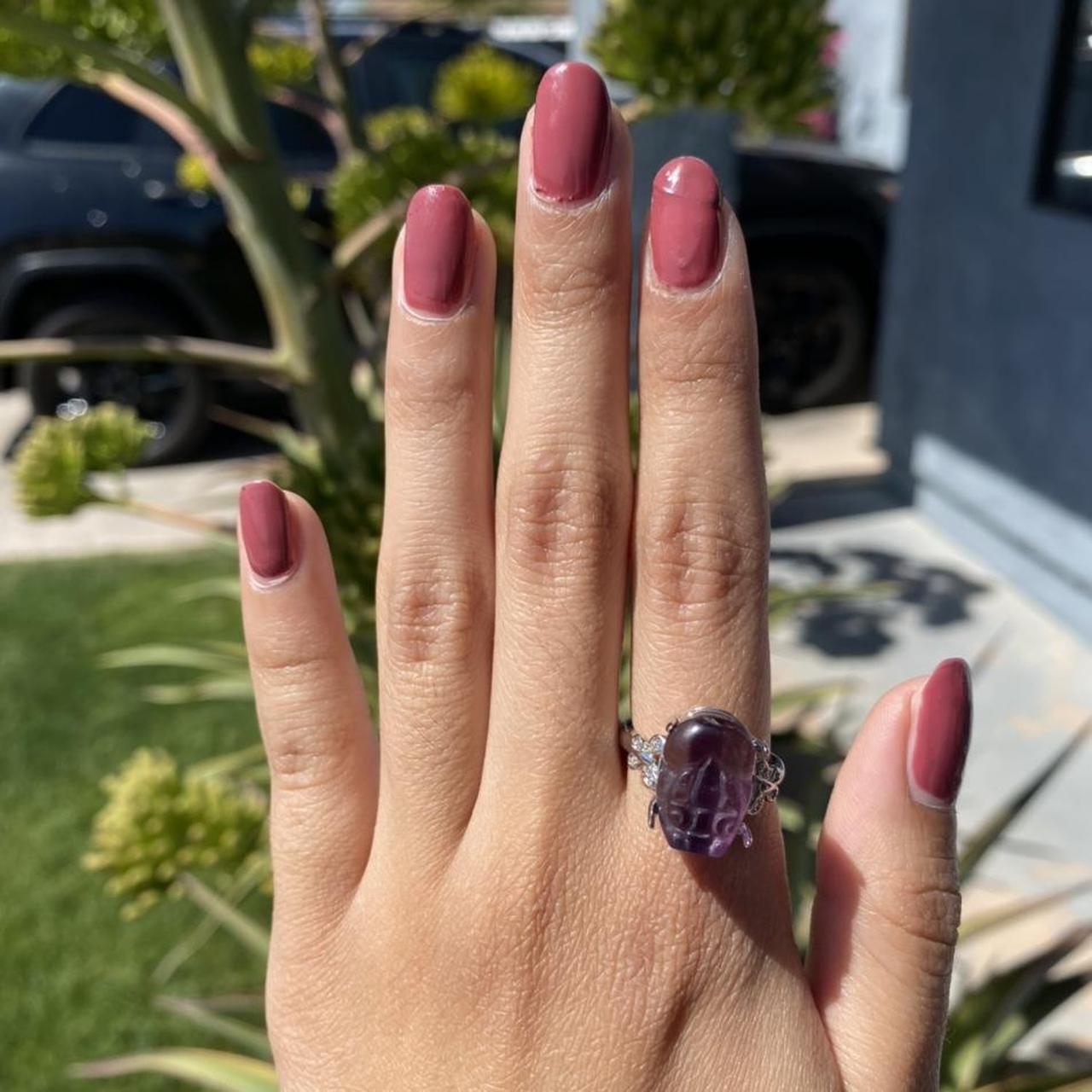 Rituals Women's Purple and Silver Jewellery | Depop