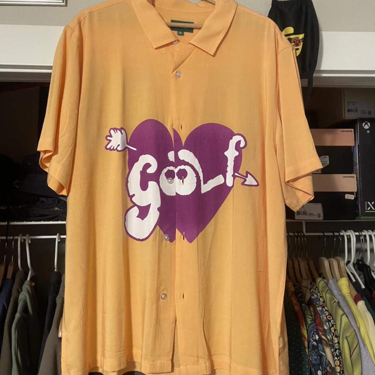 Golf Wang Cupid Button Up Size: XL Condition: Great... - Depop