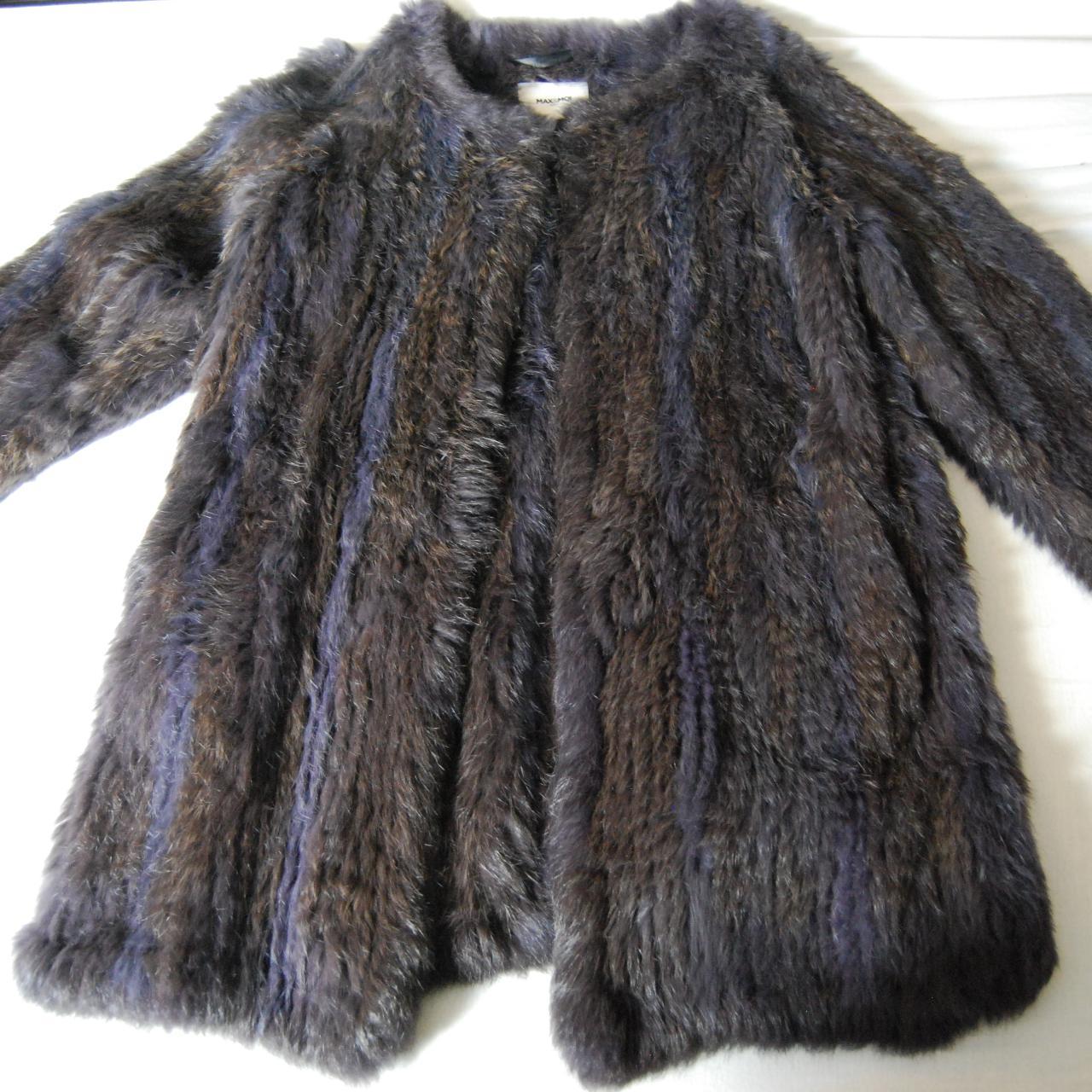 BIG FUR COAT 🕊 - designer: Max & Moi Paris - real... - Depop