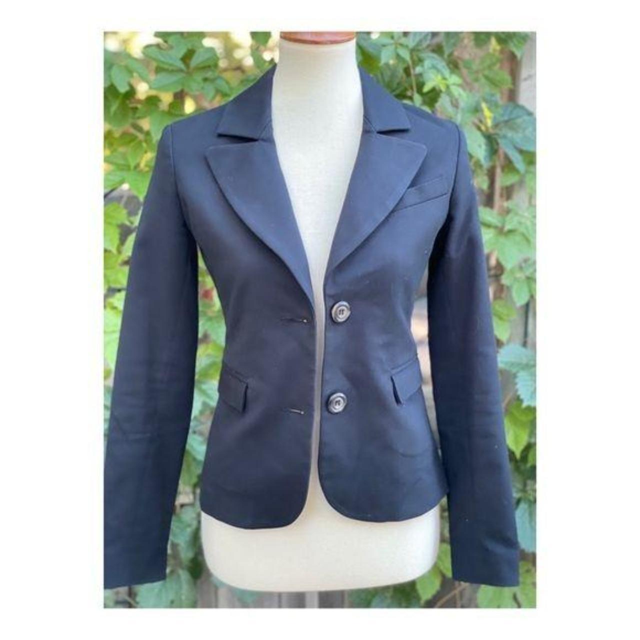 Talula Babaton Navy Blazer Single Breasted... - Depop