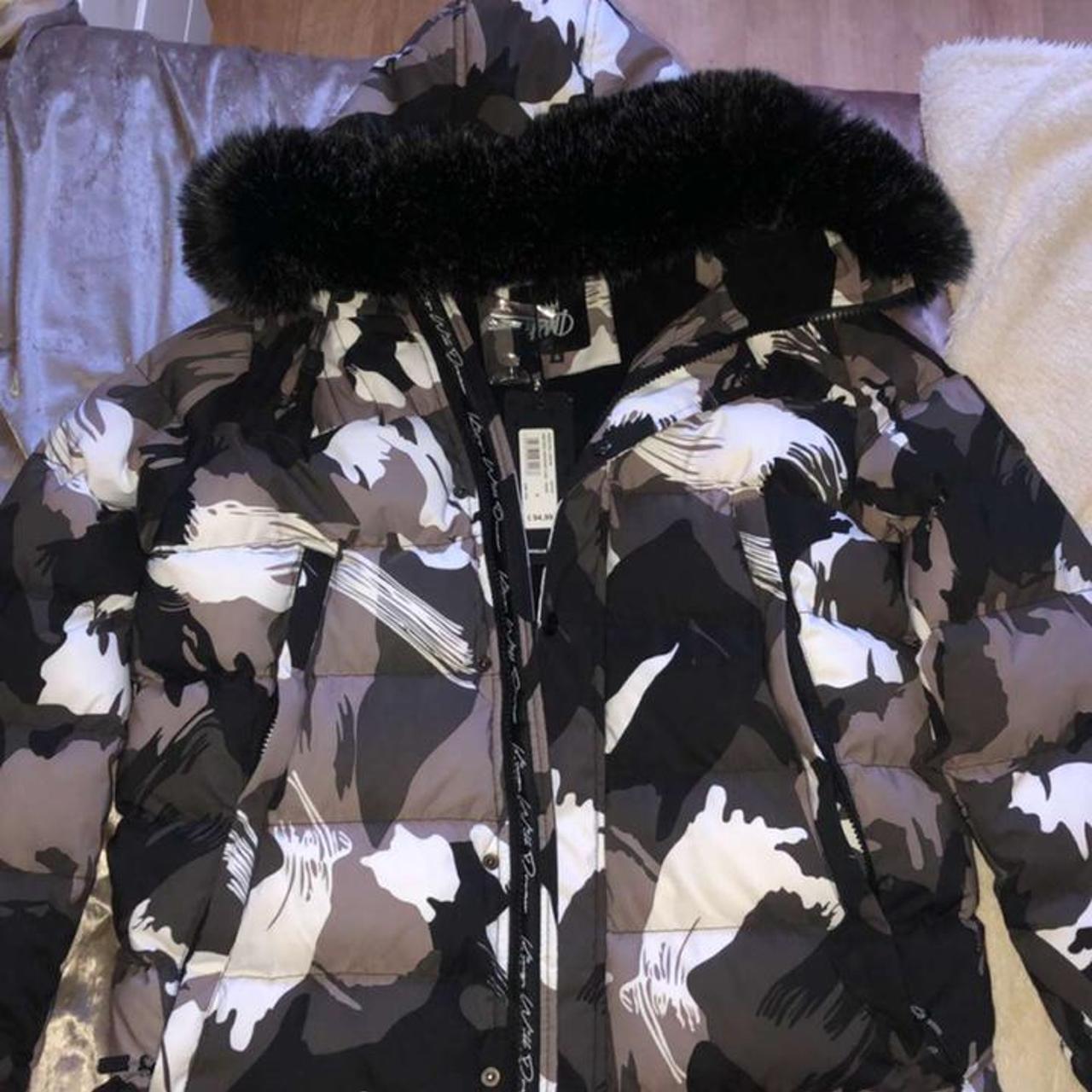 Forest Camo KWD puffer jacket Size S Men’s Brand... - Depop