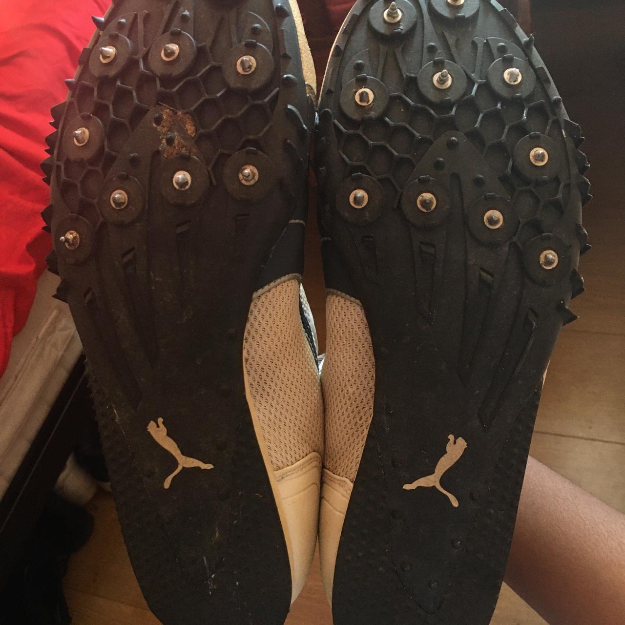 Vintage puma althetics running spikes has been used... - Depop