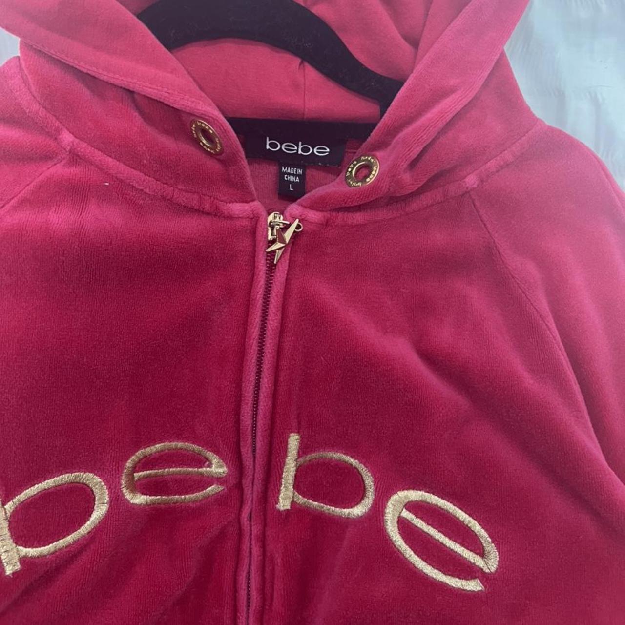 - Vintage Bebe velour jacket - 2nd photo is a more... - Depop