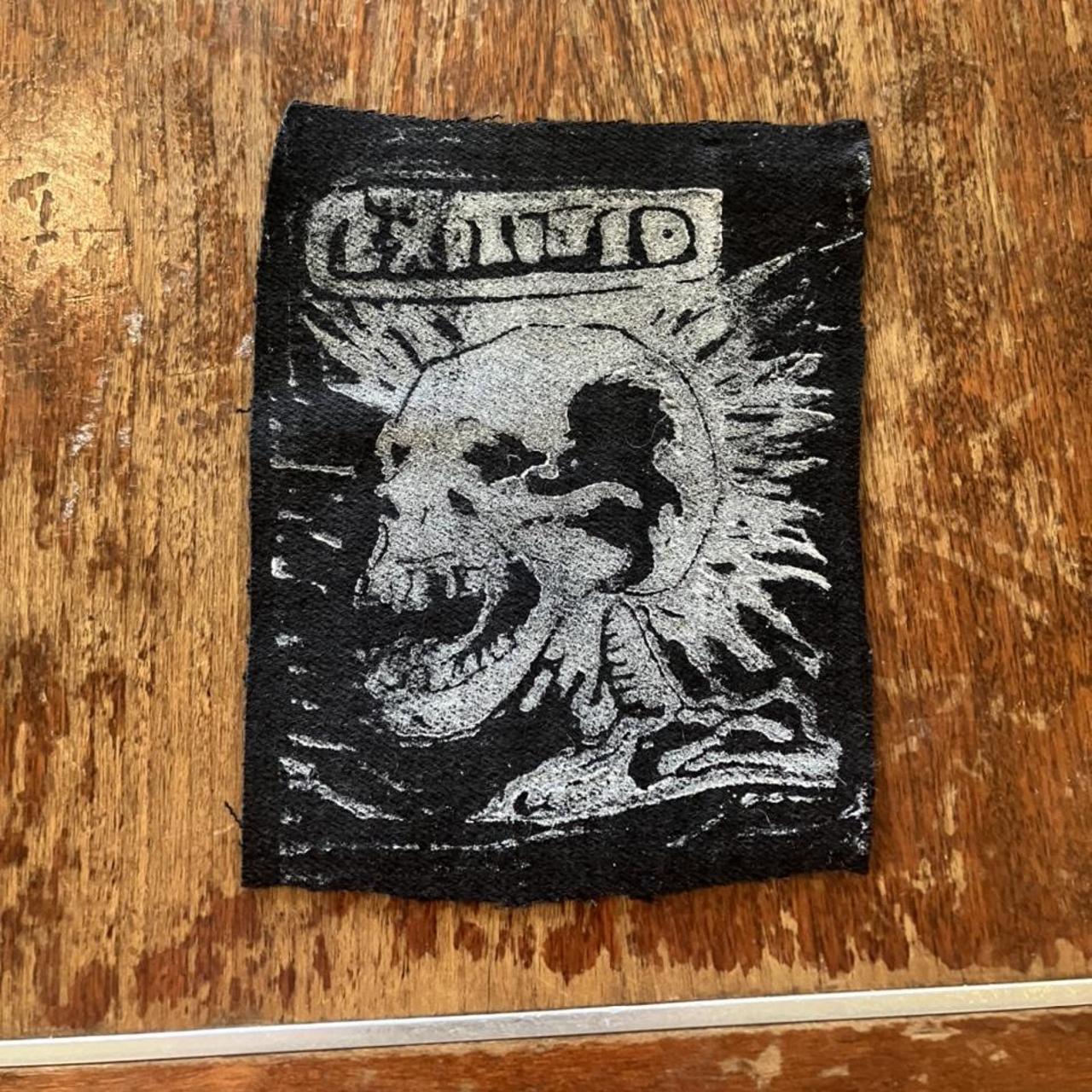 Hand made carved Exploited patch if you want more... - Depop