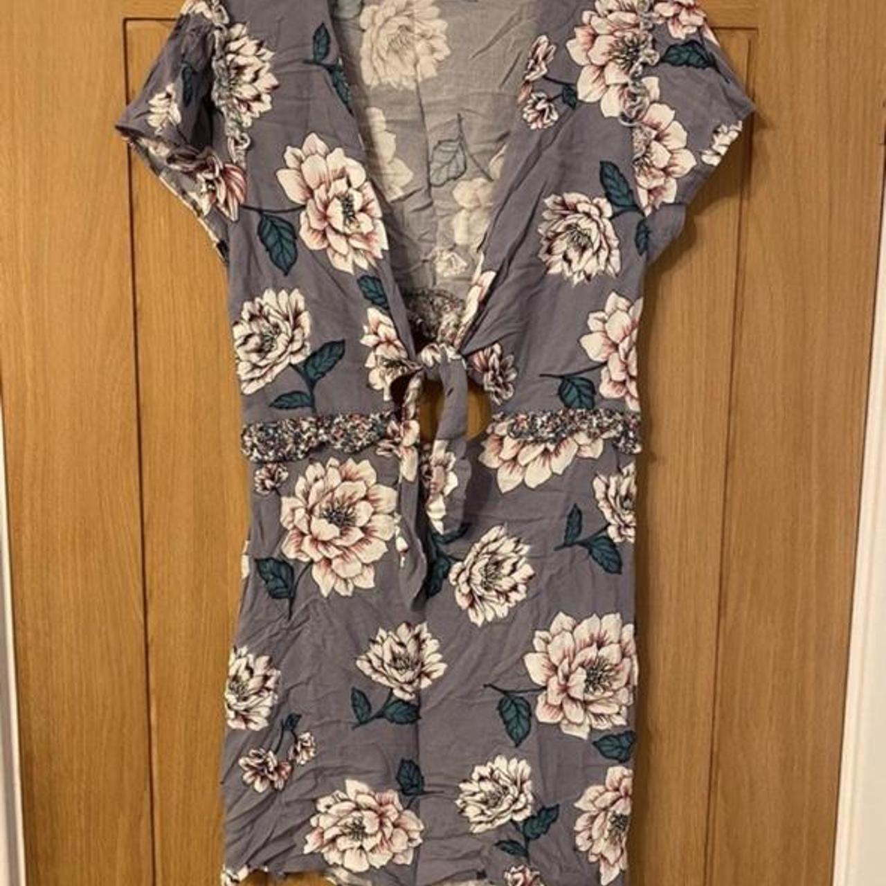 Sisters of the Tribe Floral cut out dress... - Depop Sisters of the Tribe Floral cut out dress... - Depop