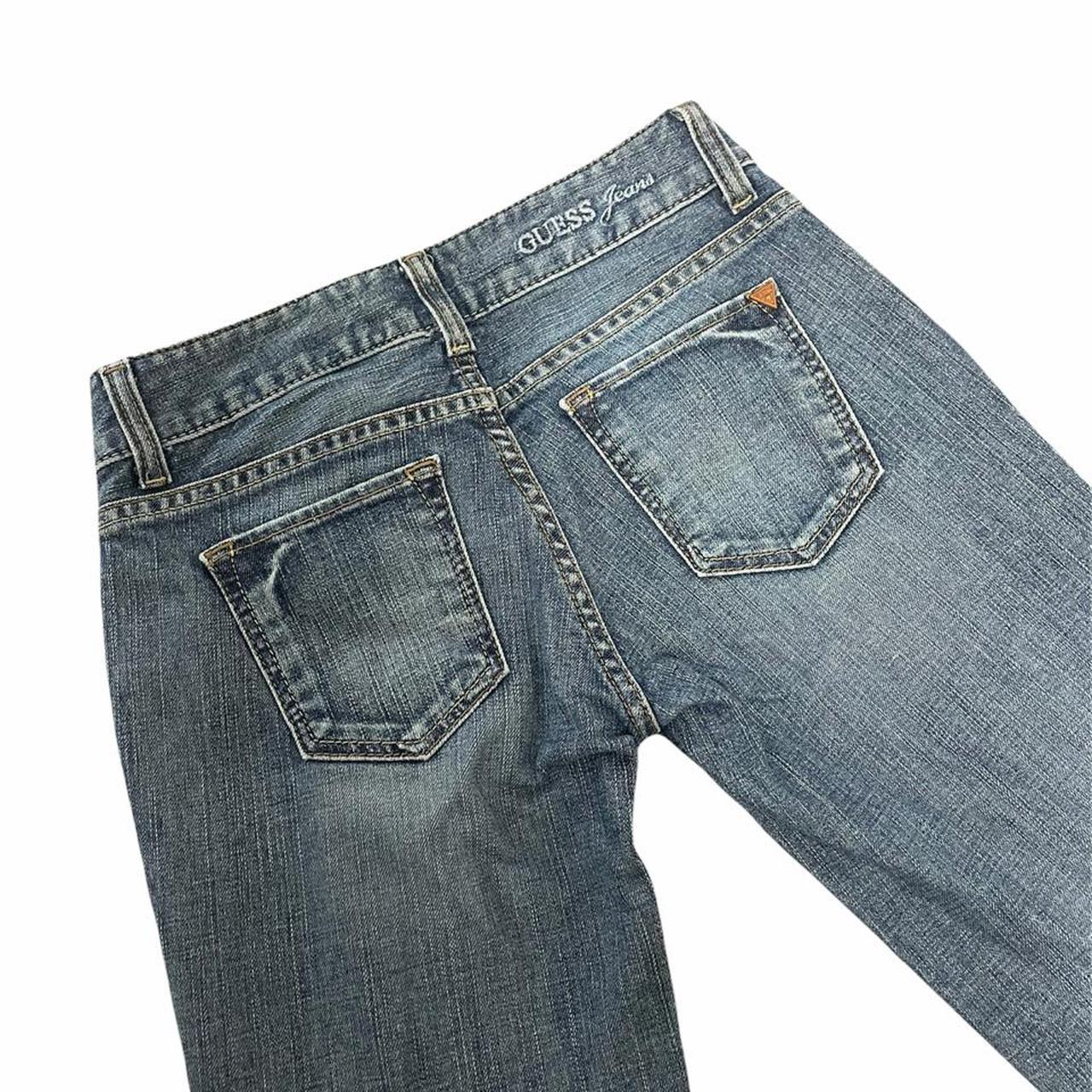 Guess blue denim low rise skinny jeans Ships FAST... - Depop