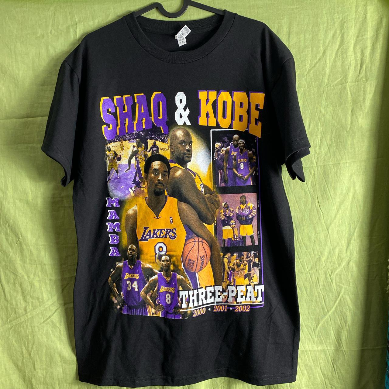 Shaq and Kobe T-shirt - Depop