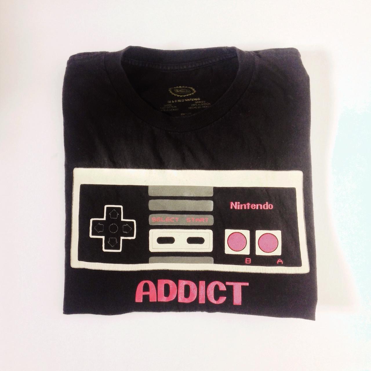 Nintendo Men's Black T-shirt | Depop