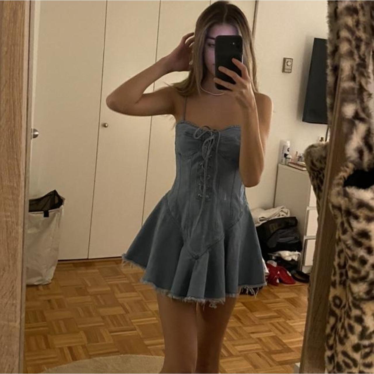 DOLLSKILL DENIM DRESS #dollskill #denimdrwss - Depop