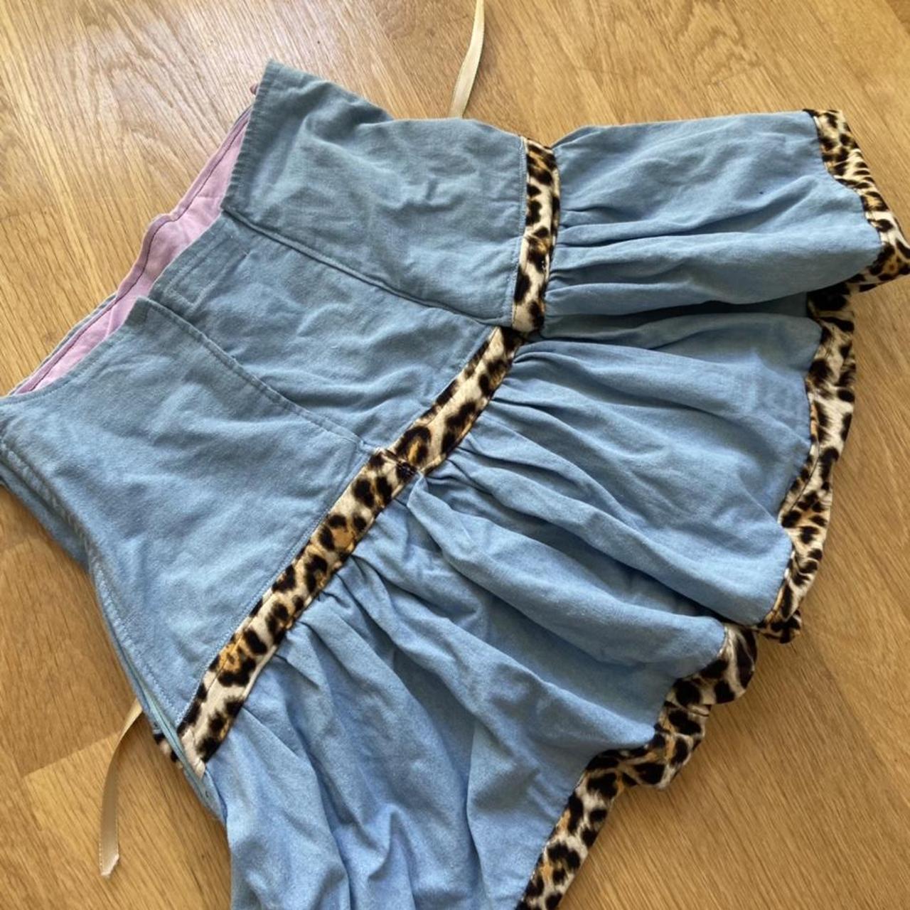 Handmade gyaru mini corset skirt. Made out of cotton... - Depop