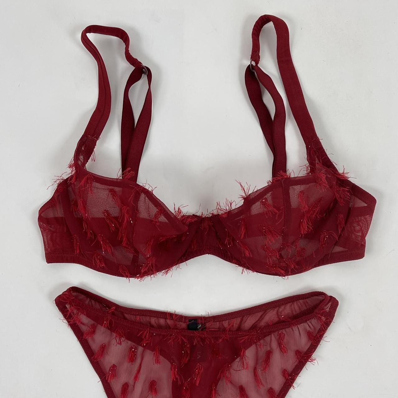 Sexy Vintage La Perla Bra And Matching Thong Set Depop