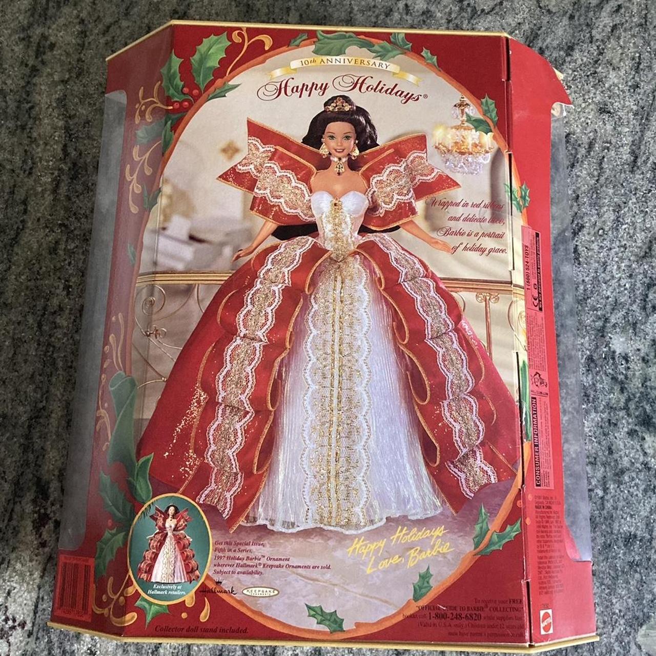 Beautiful Limited Edition brunette Holiday Barbie... - Depop