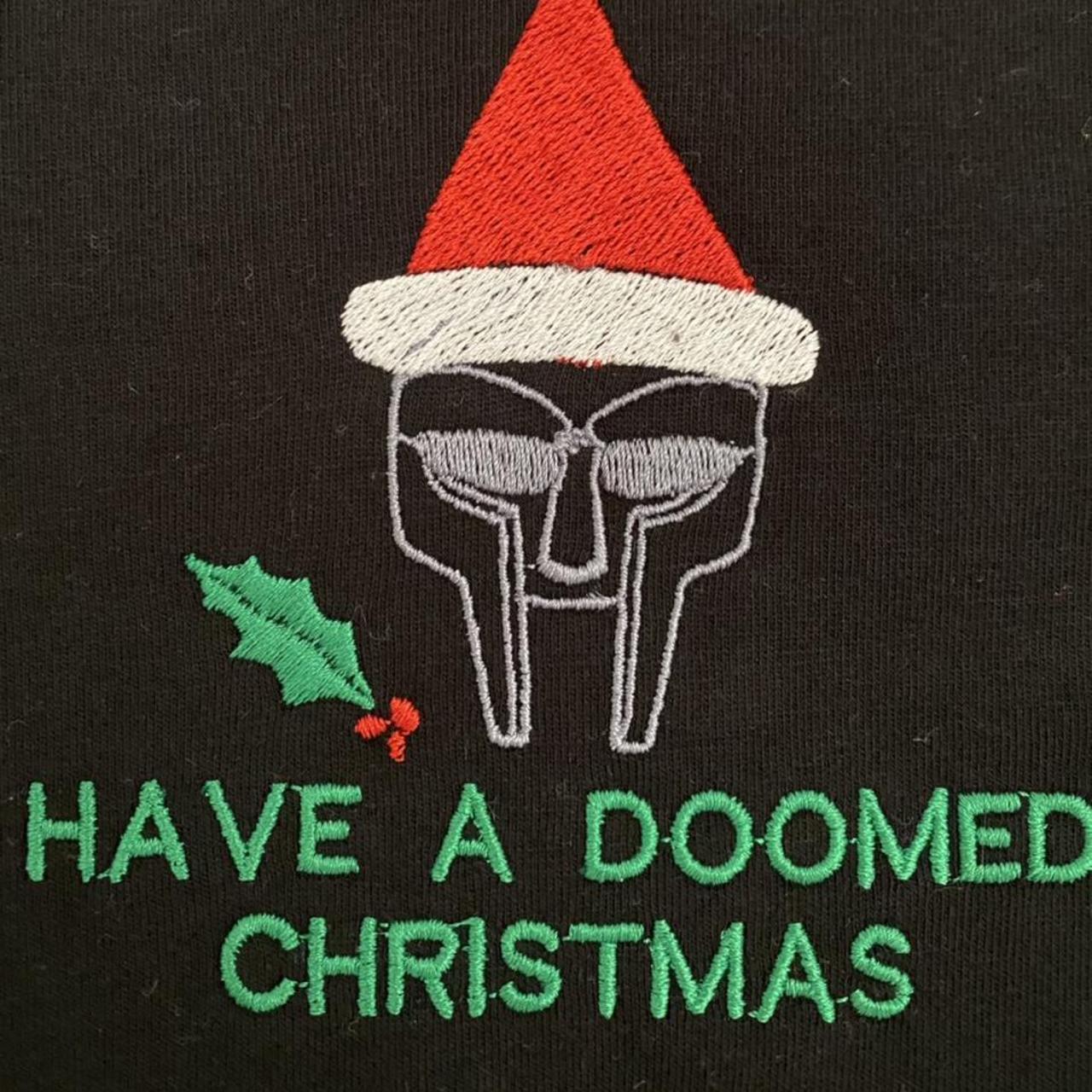 MF DOOM Christmas Jumper This design is available on... - Depop