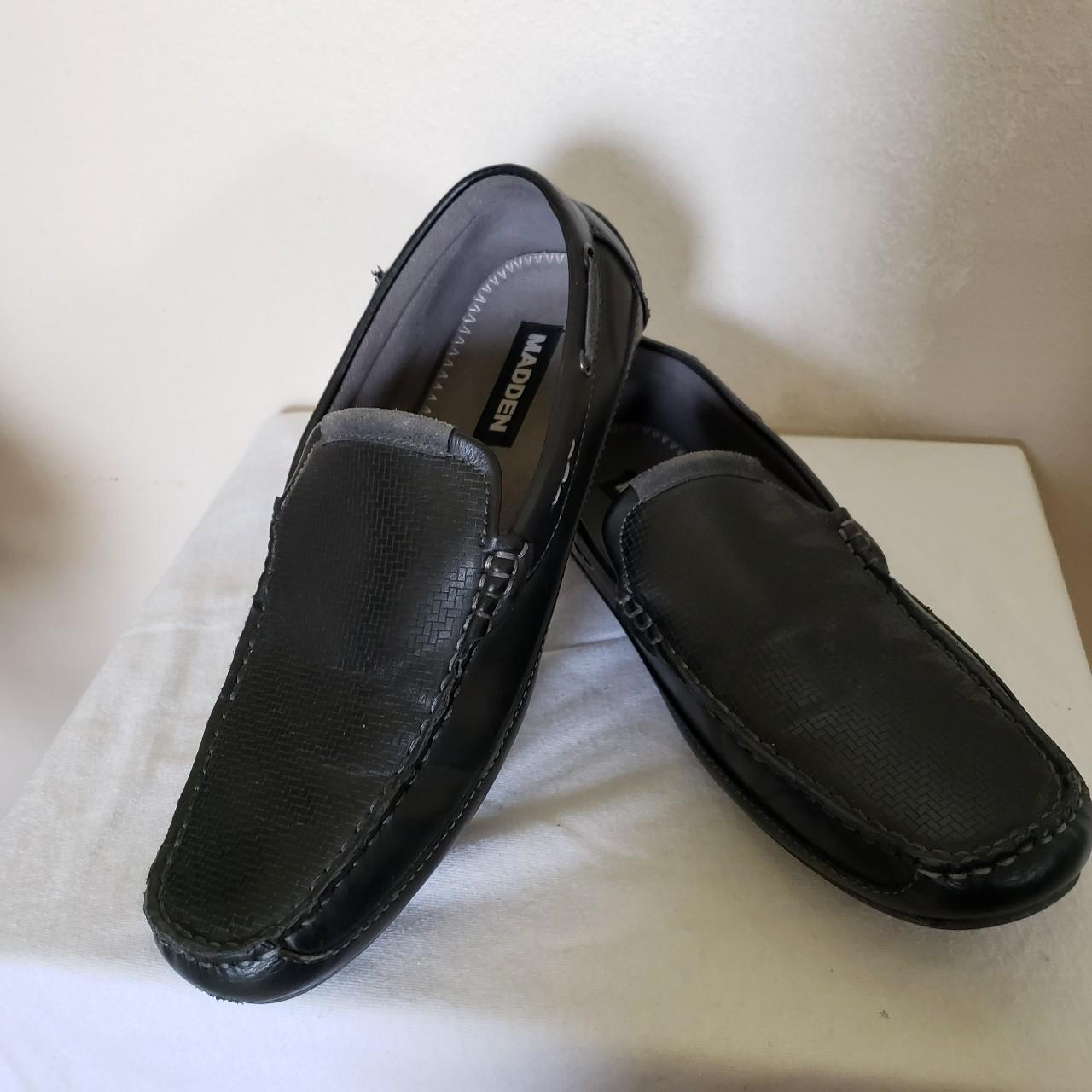 Black Steven Madden shoes. They are a size 8 and are... - Depop