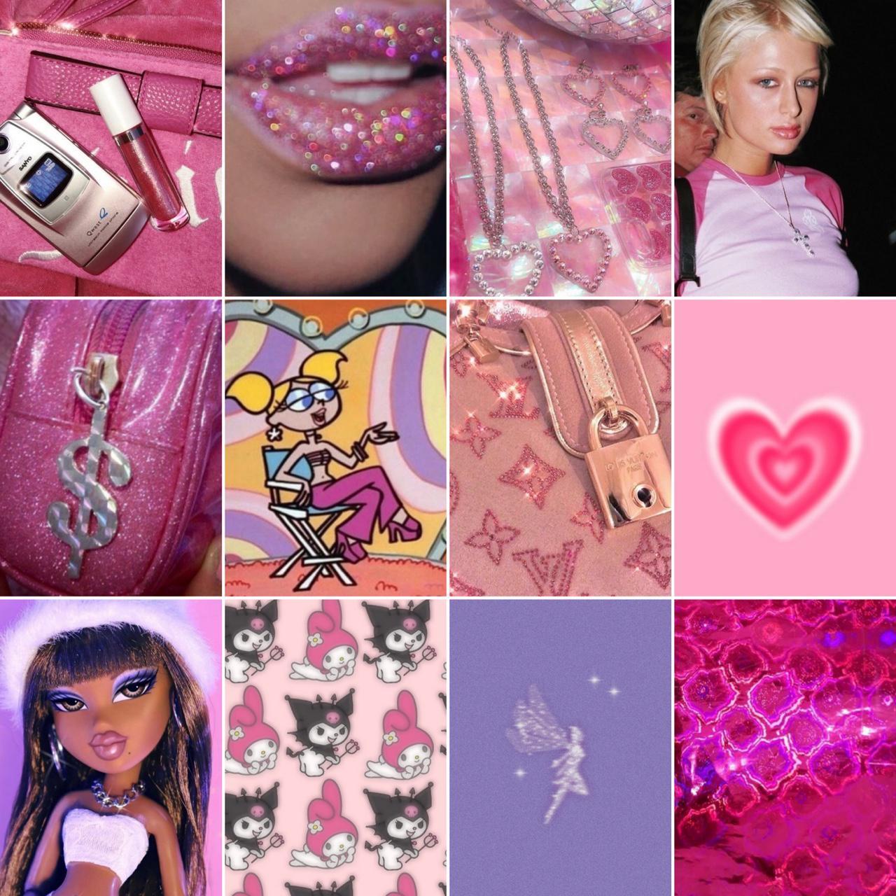 Y2K Wall Collage ———————————————- ⭑ Includes 50 4x6... - Depop