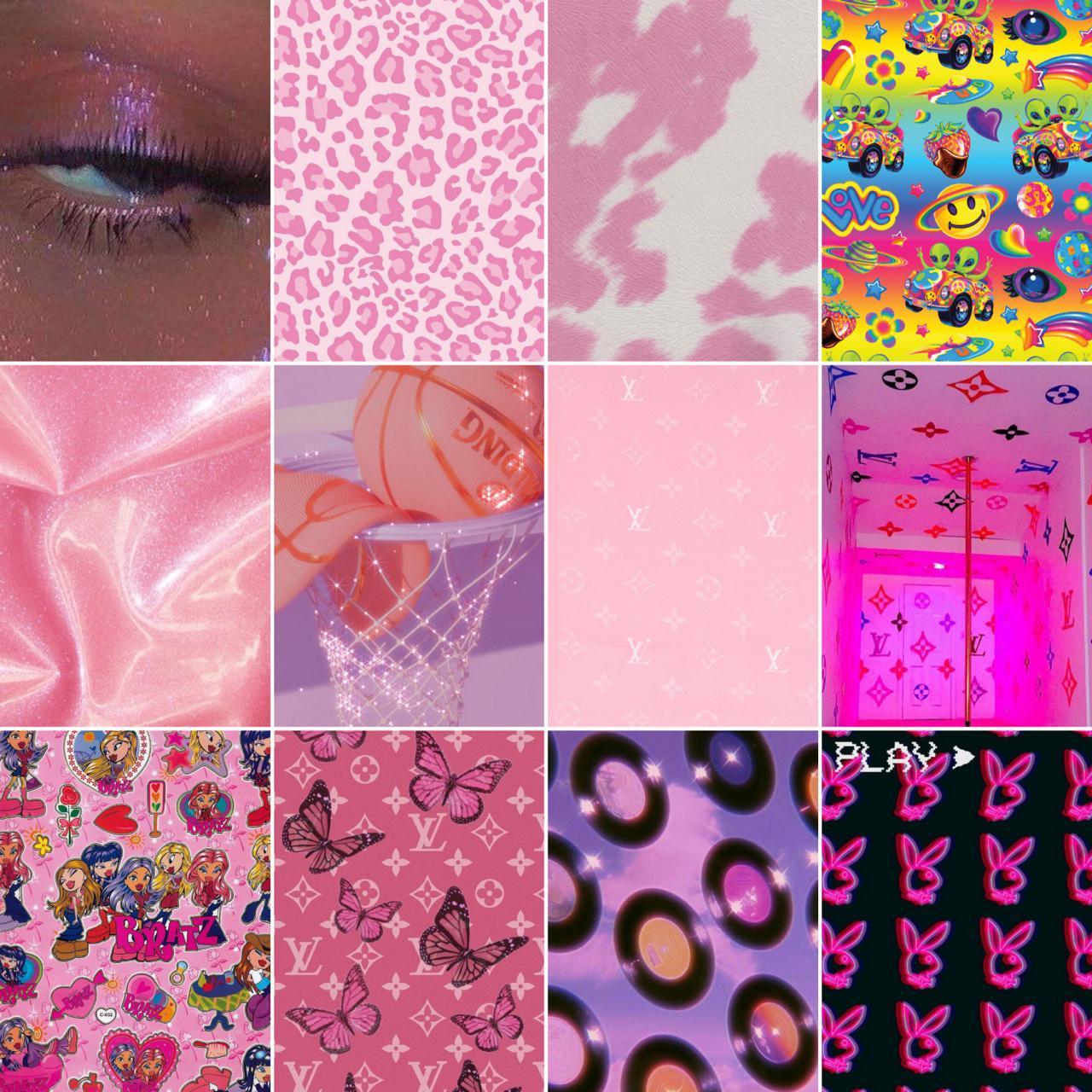 Y2K Wall Collage ———————————————- ⭑ Includes 50 4x6... - Depop