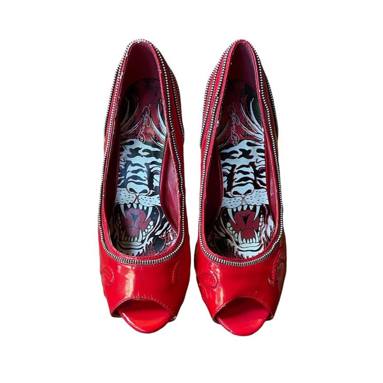 Ed Hardy Women's Red Footwear | Depop