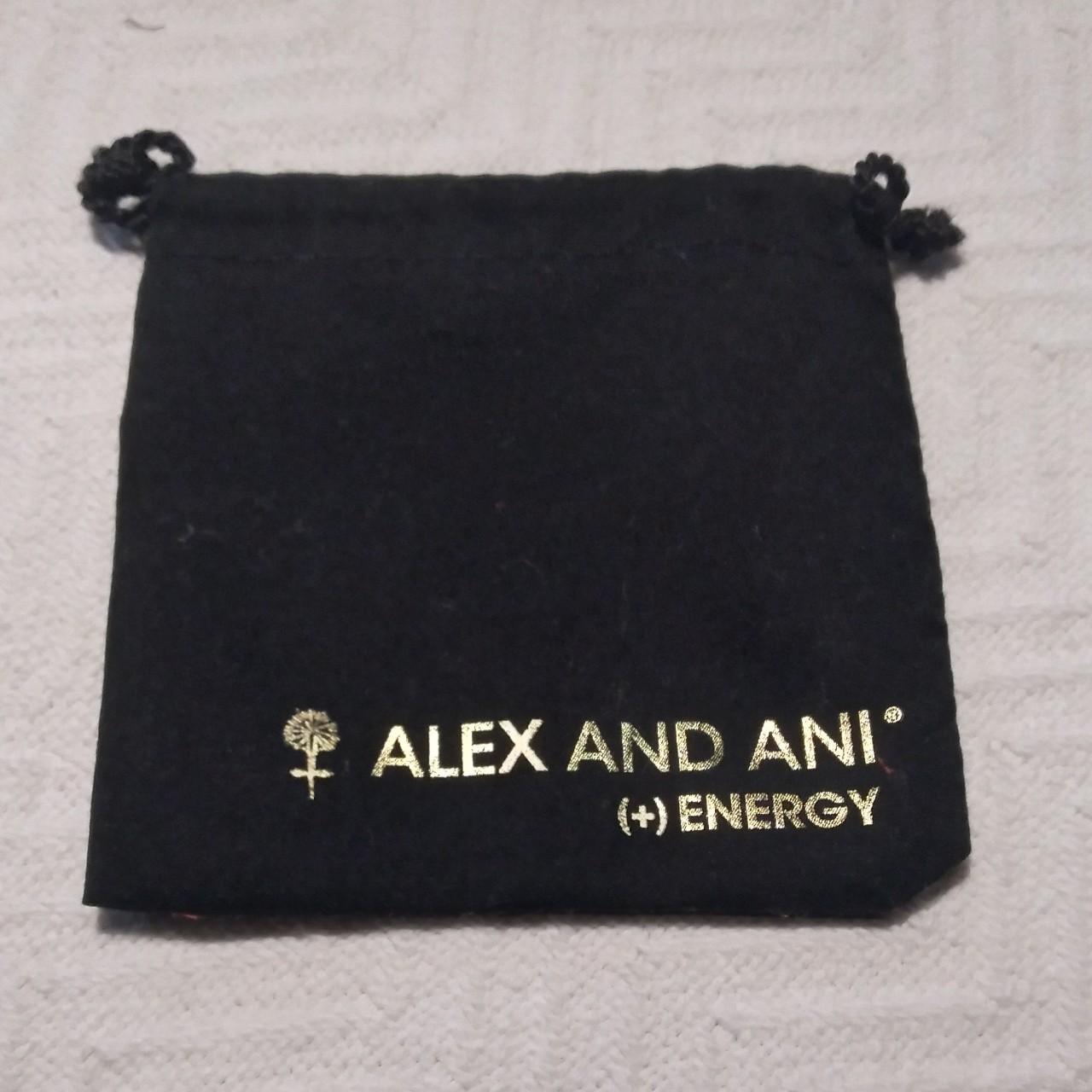 Alex And Ani Energy Black Dustbag velvet like blk/... - Depop