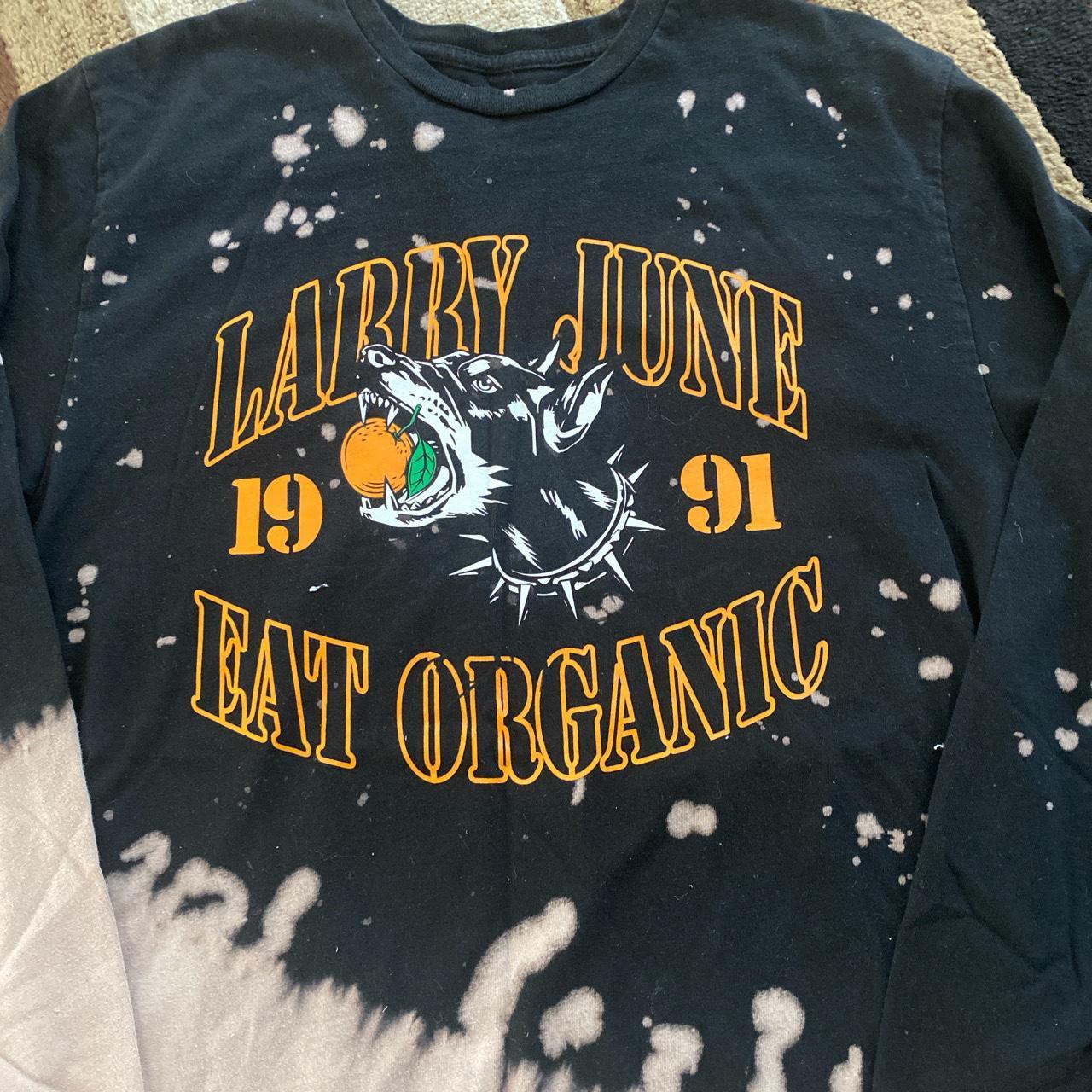 Larry June organic long sleeve size large no back print | Depop