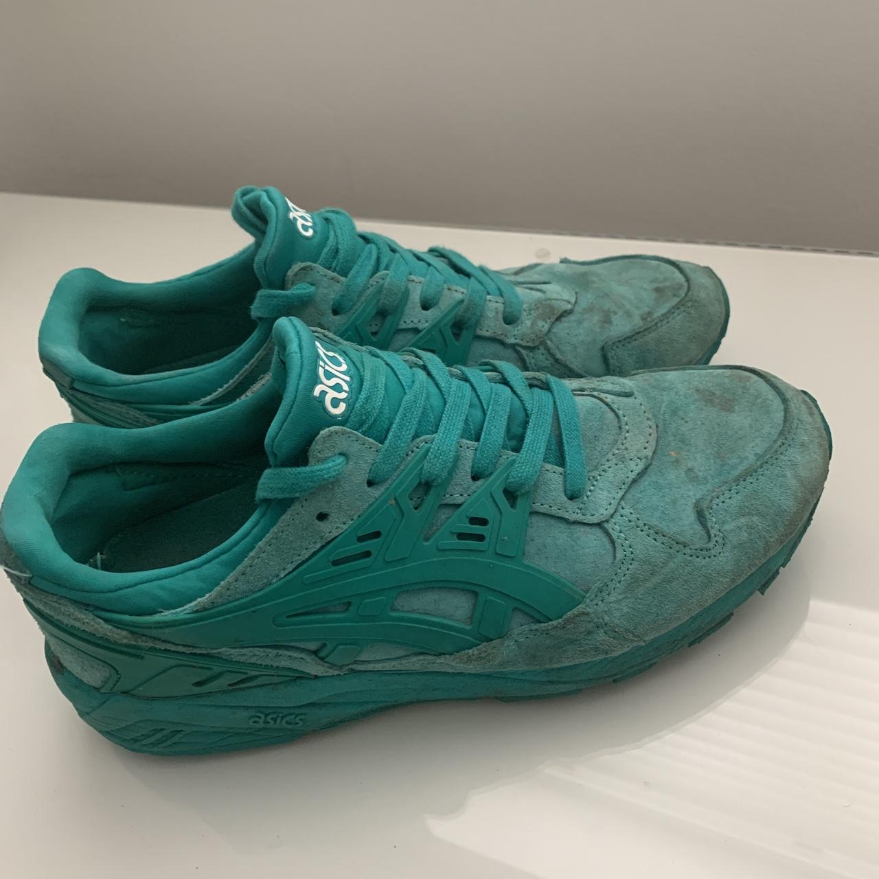 ASICS gel-kayono trainer in turquoise. Loved these... - Depop