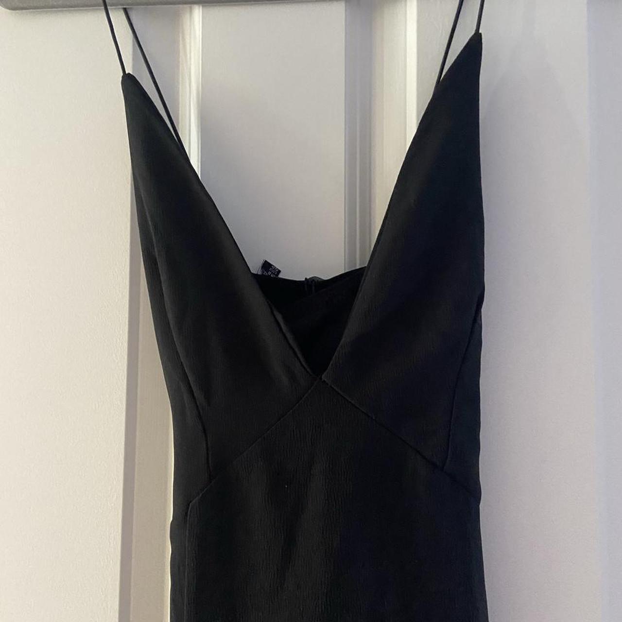 Nasty Gal Plunge Maxi Dress With Slit Depop