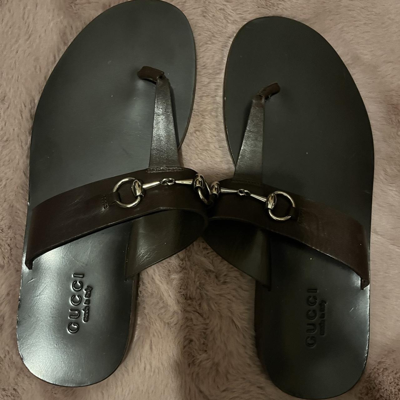 Gucci Mens Brown Sandals Depop