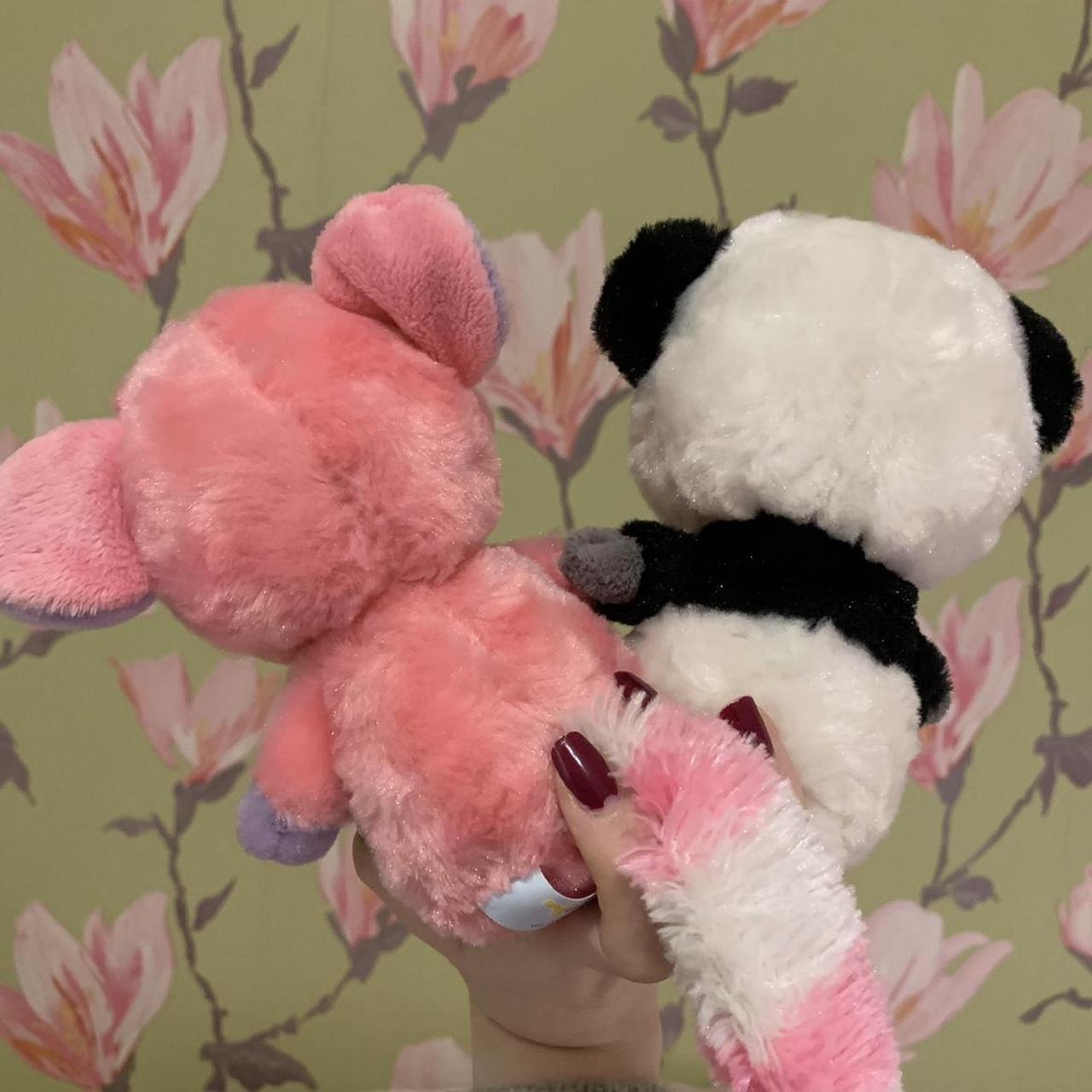 🌸 2 YooHoo and friends teddies 🌸 Panda and pink... - Depop