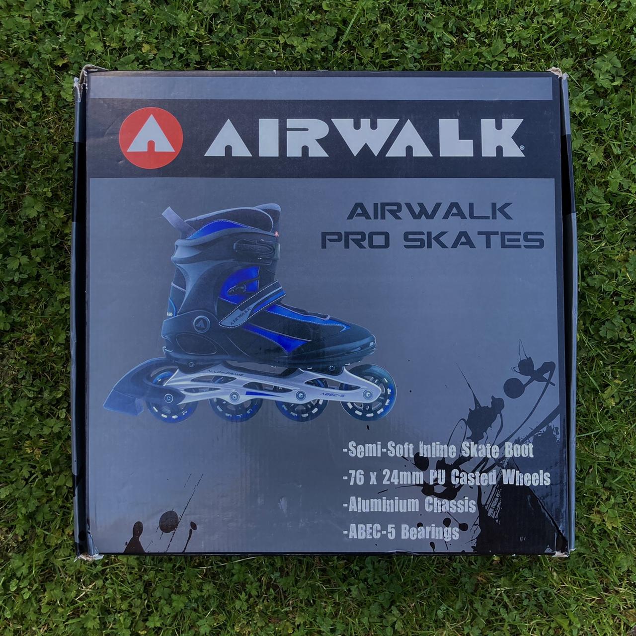 airwalk pro inline rollerskates/rollerblades, size... - Depop