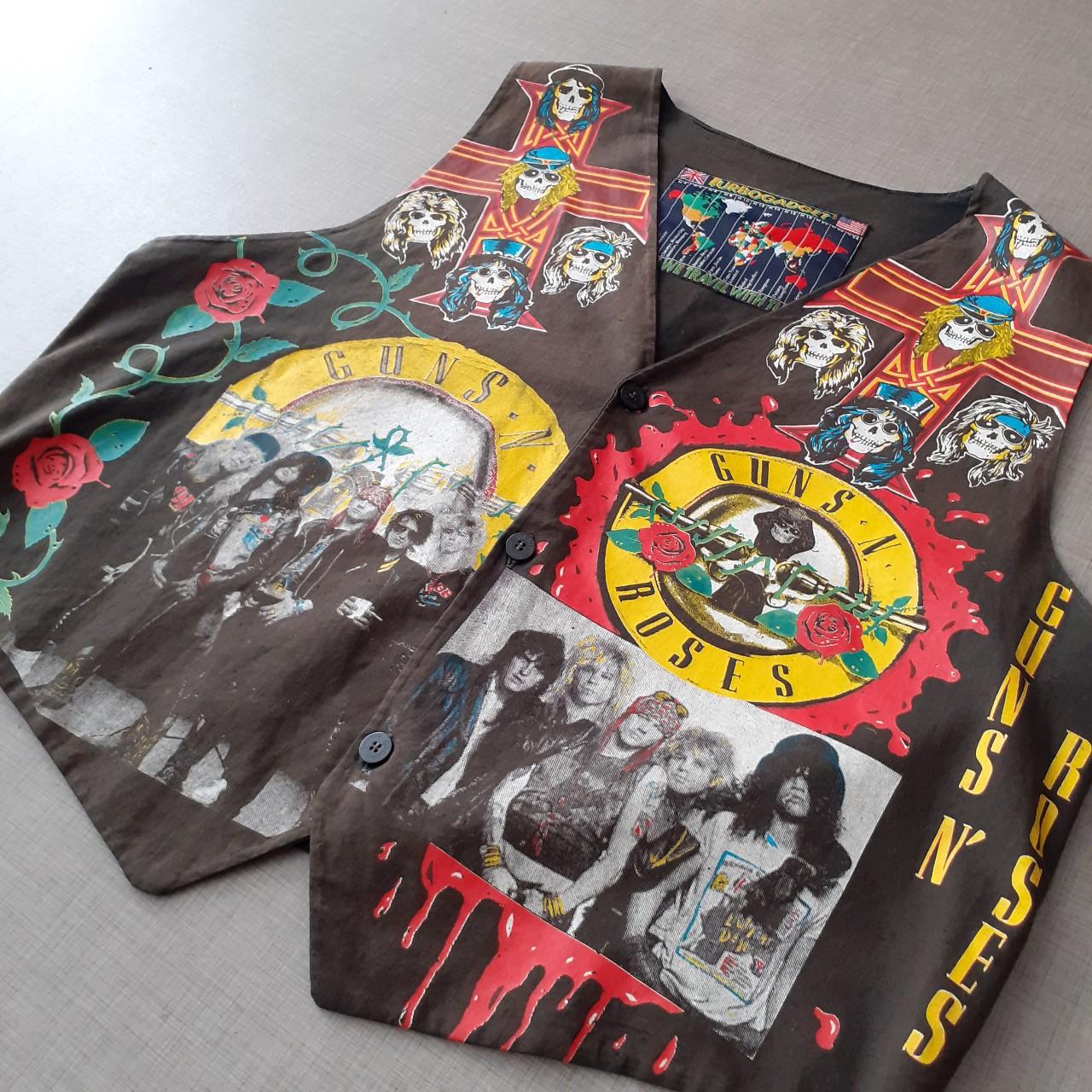 Absolutely beautiful Guns n Roses waistcoat.... - Depop