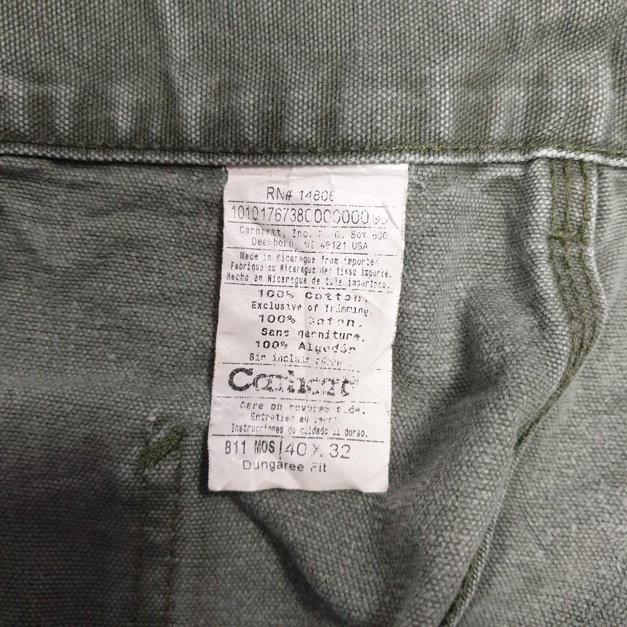 Vintage Carhartt Workman Jeans in Moss Green Brand:... - Depop
