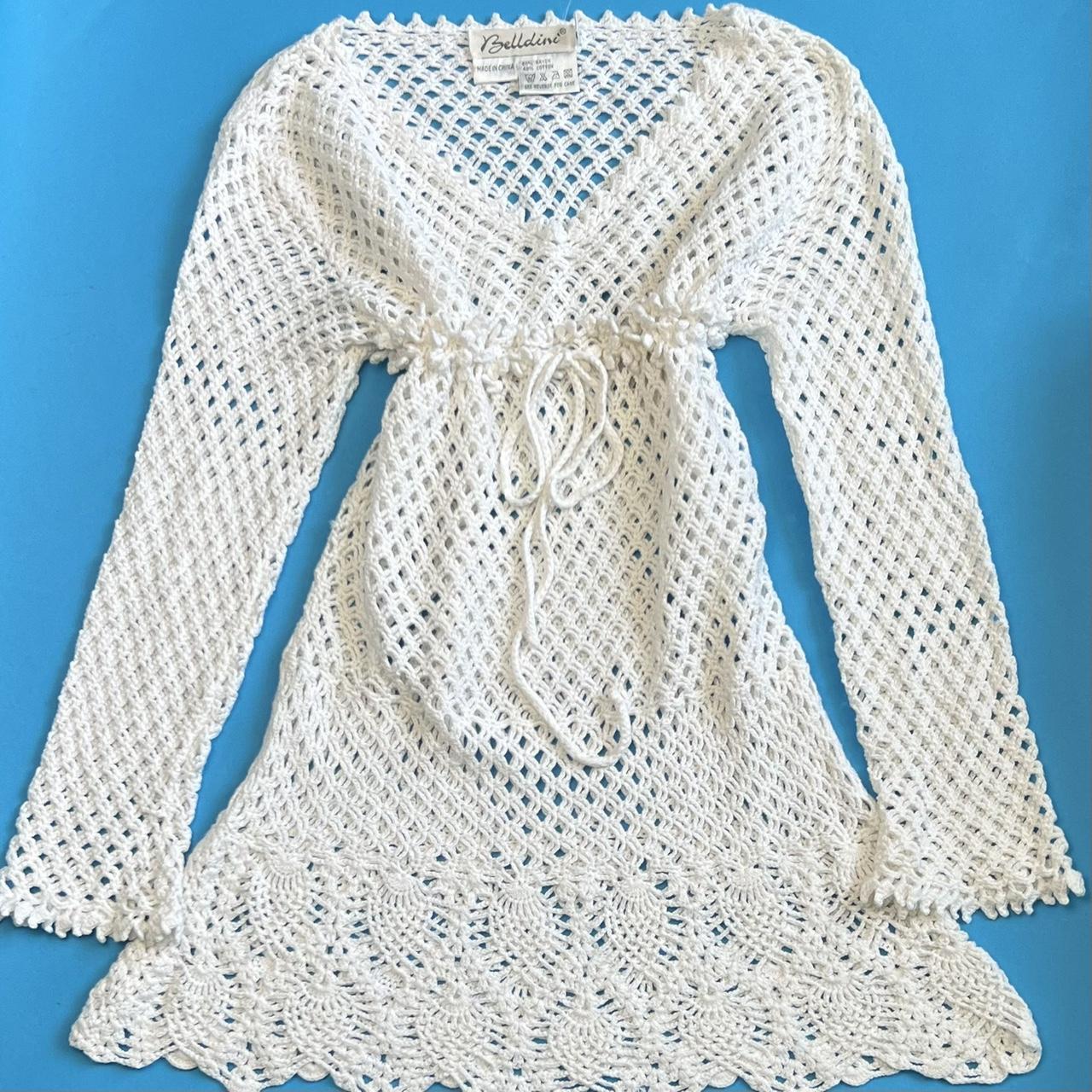 FINAL MARKDOWN Belldini crochet bohemian top with 2... - Depop