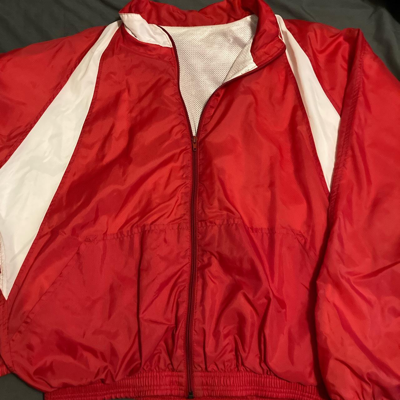 Blank windbreaker | Depop