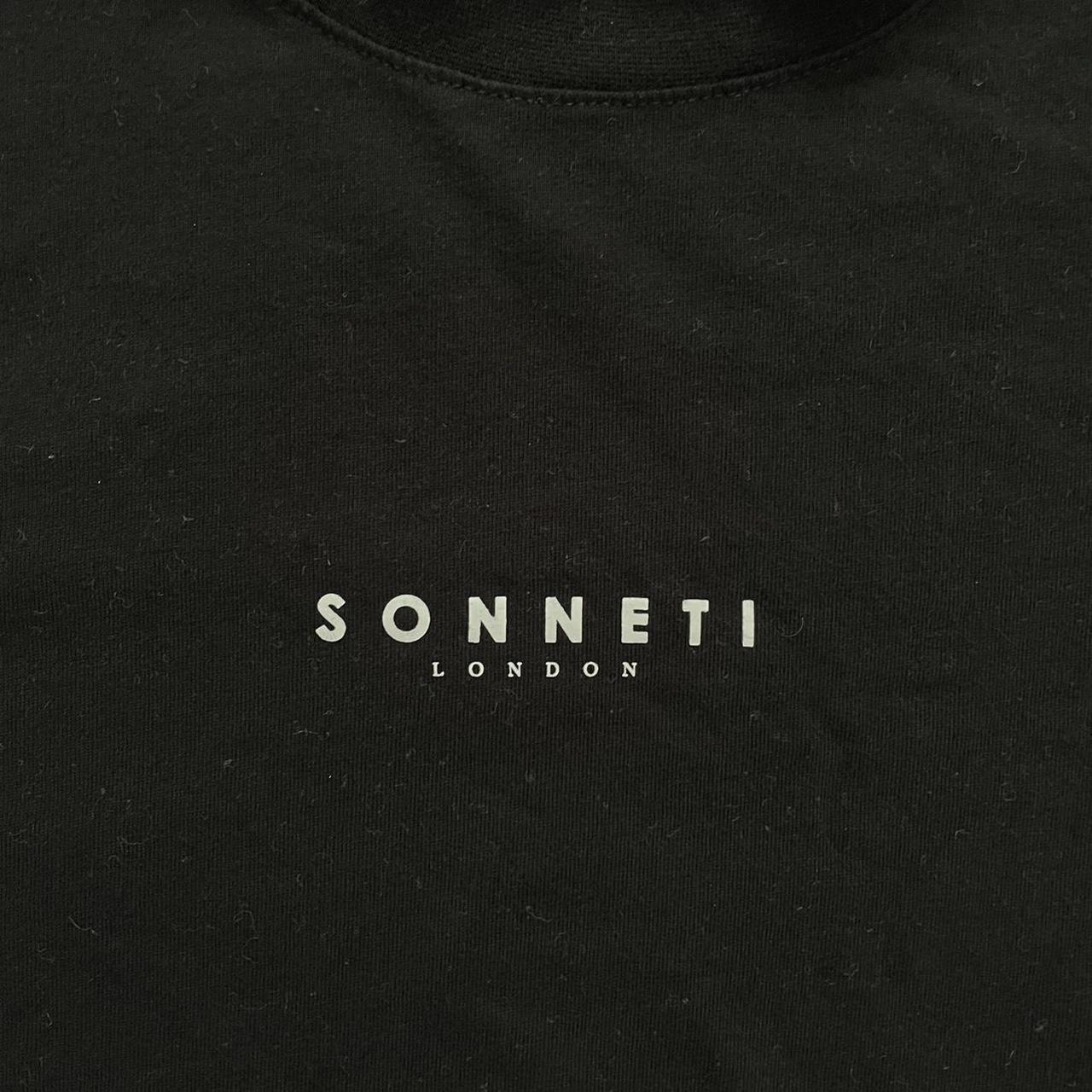 sonneti london basic black mens tshirt. good... - Depop