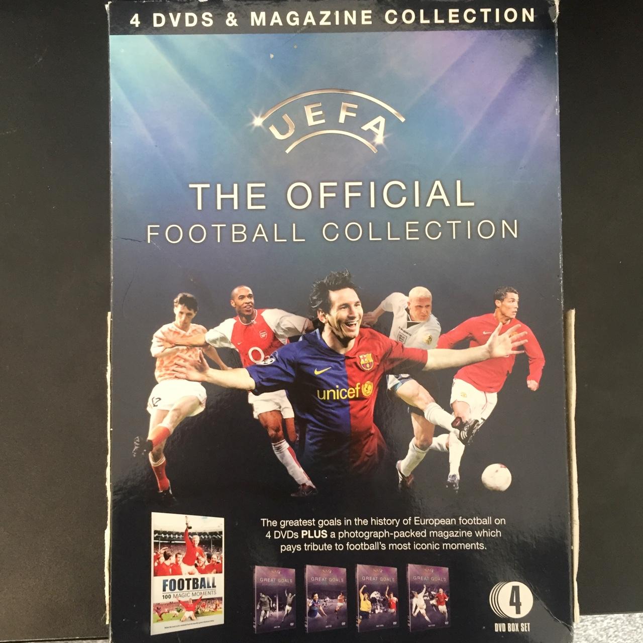 UEFA The Official Football Collection DVD Set. All 4... - Depop