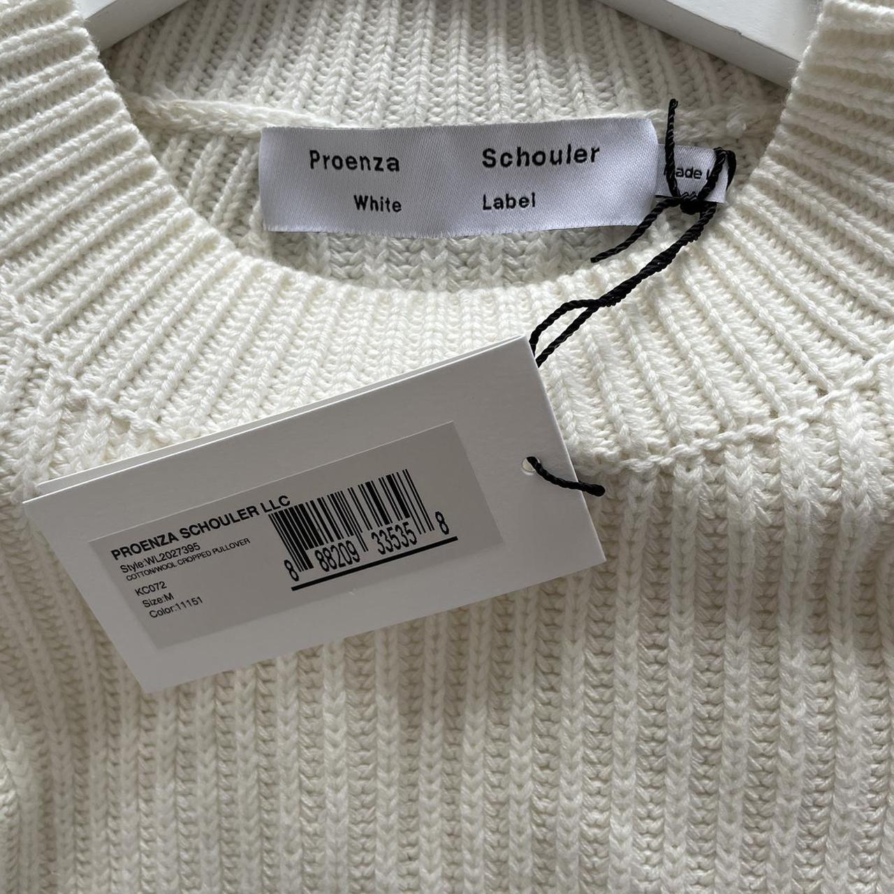 cream mock neck sweater from proenza schoula white... - Depop
