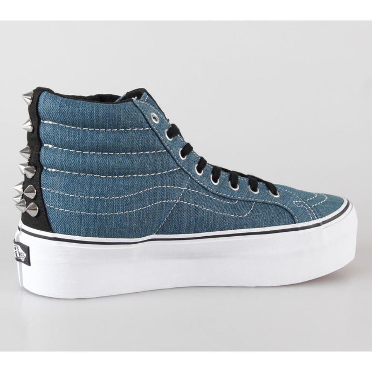 VANS OF THE WALL Studded Trainers size 5.5 please... - Depop