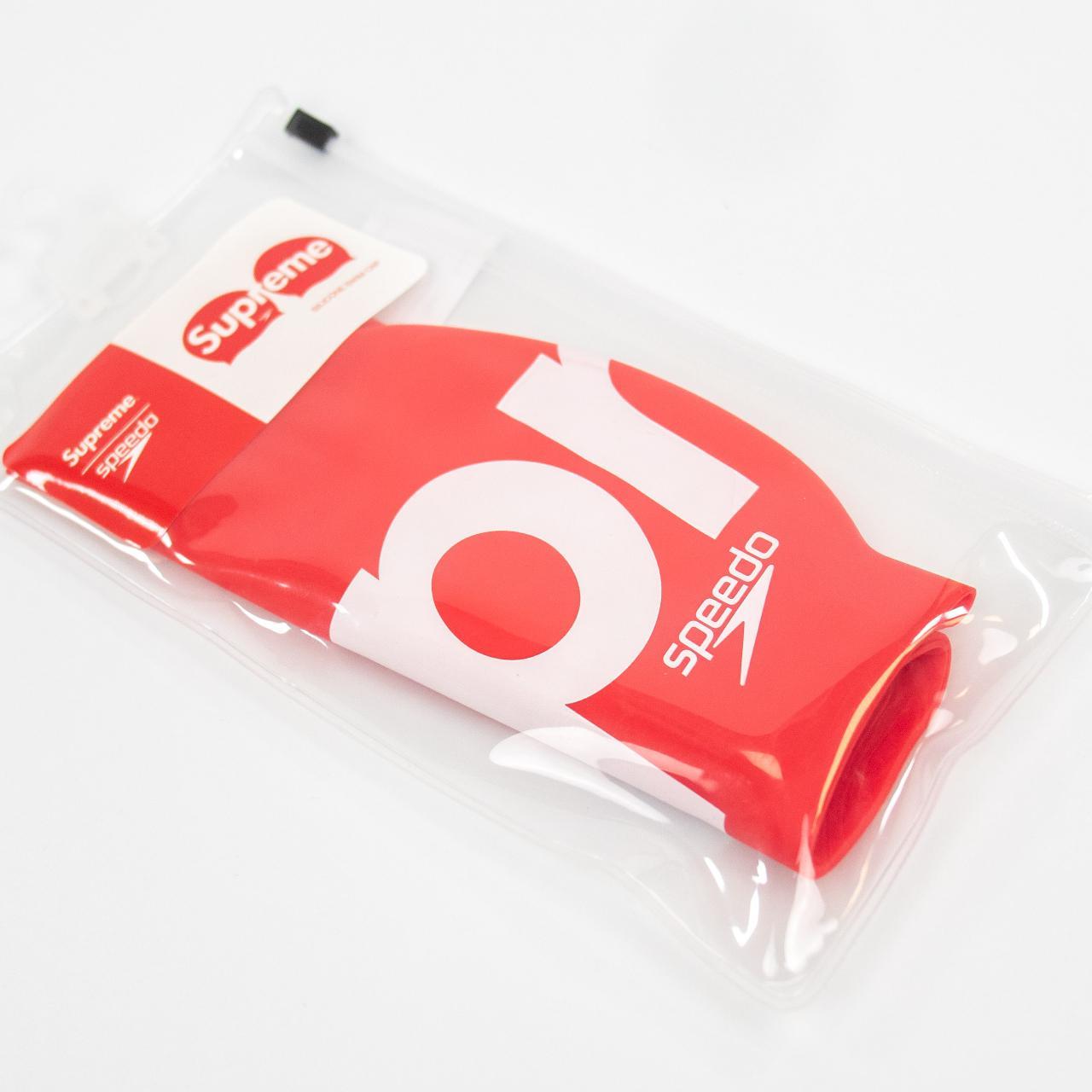 🔥SUPREME SPEEDO SWIMMING CAP🔥 Red swimming cap made... - Depop