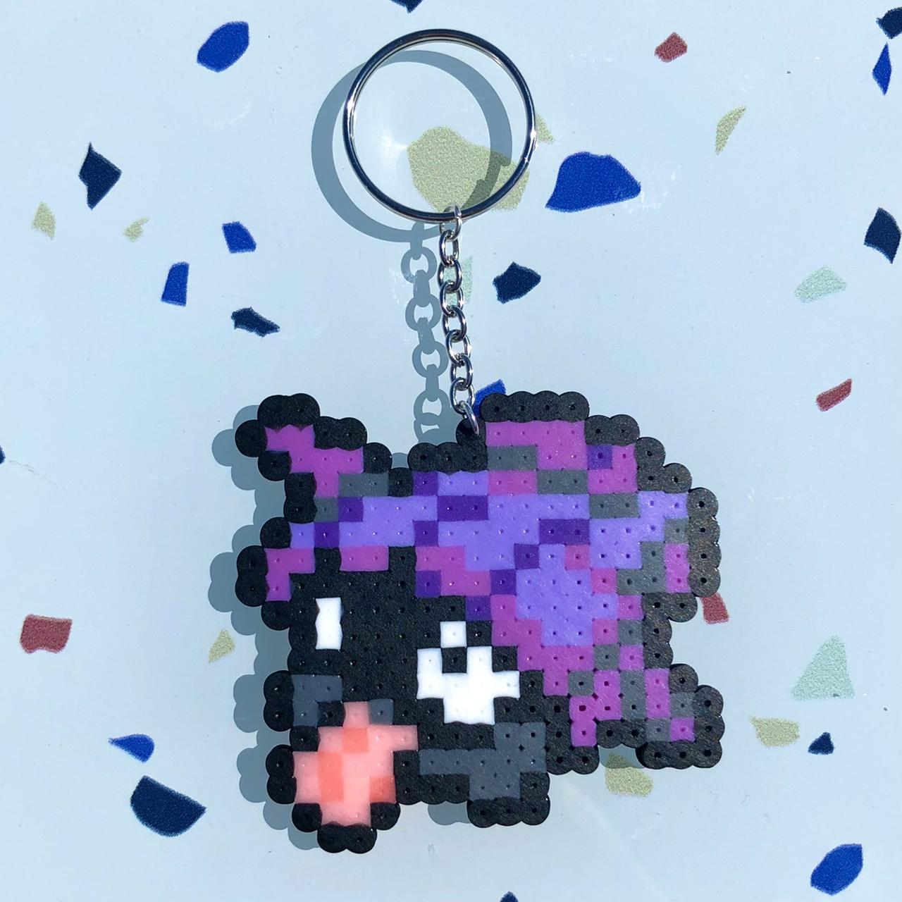 Shellder Pokémon Perler Keychain 🐚 Size: about... - Depop