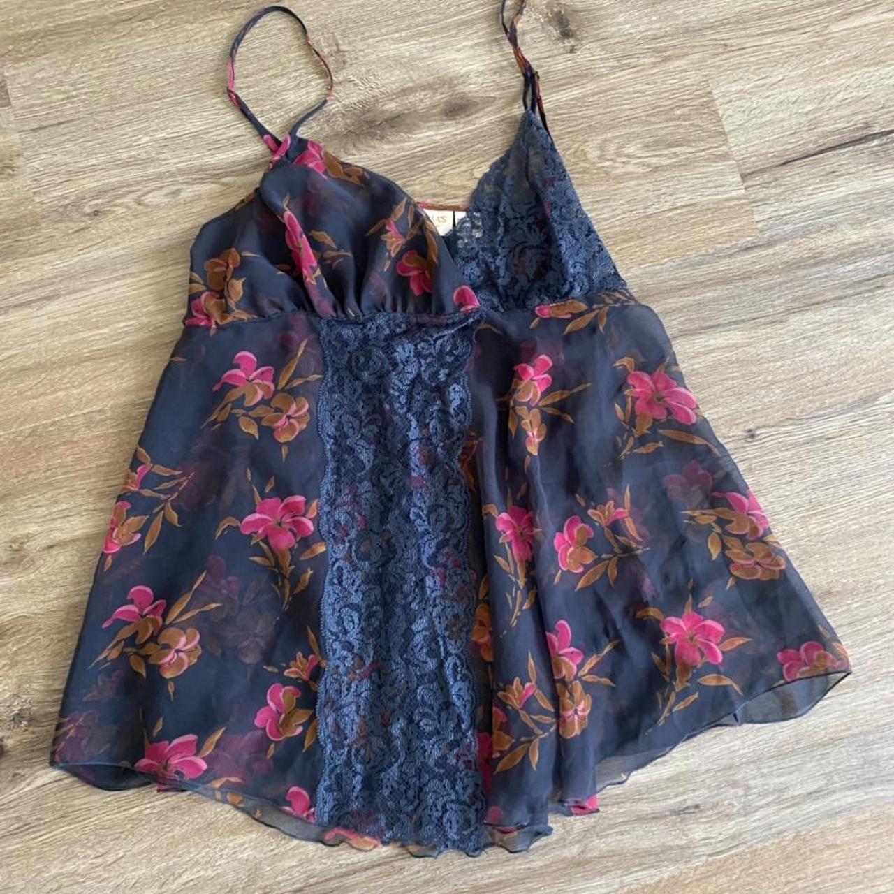 Victorias Secret lace floral frilly top See... - Depop