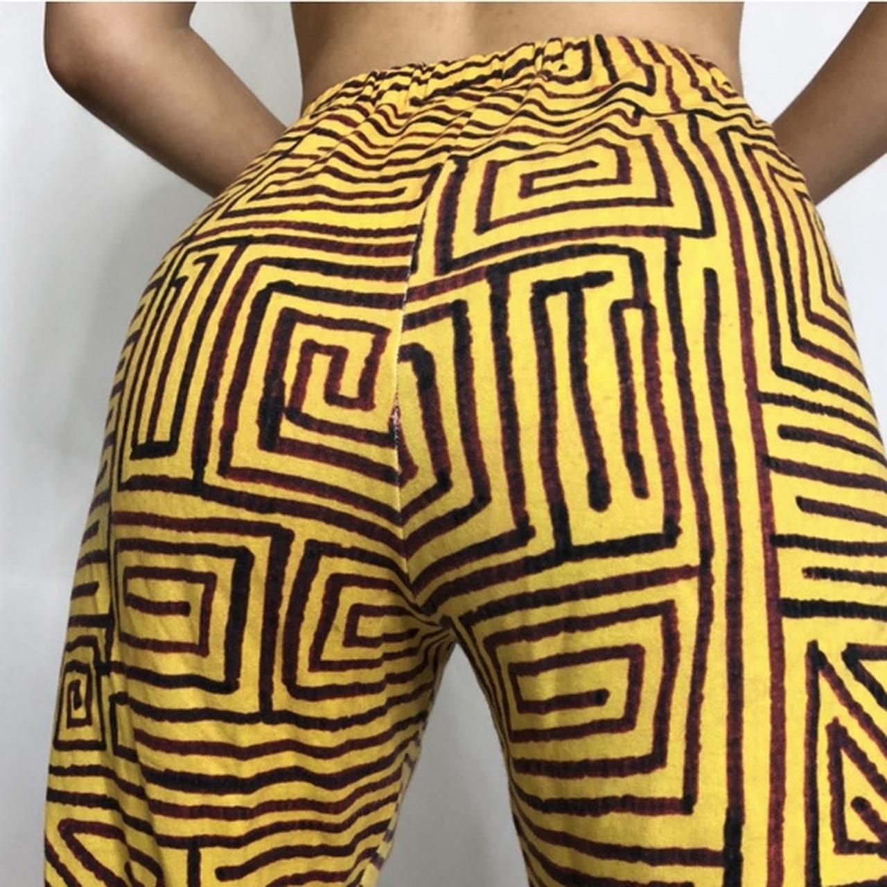 People Women's Yellow and Black Joggers-tracksuits | Depop