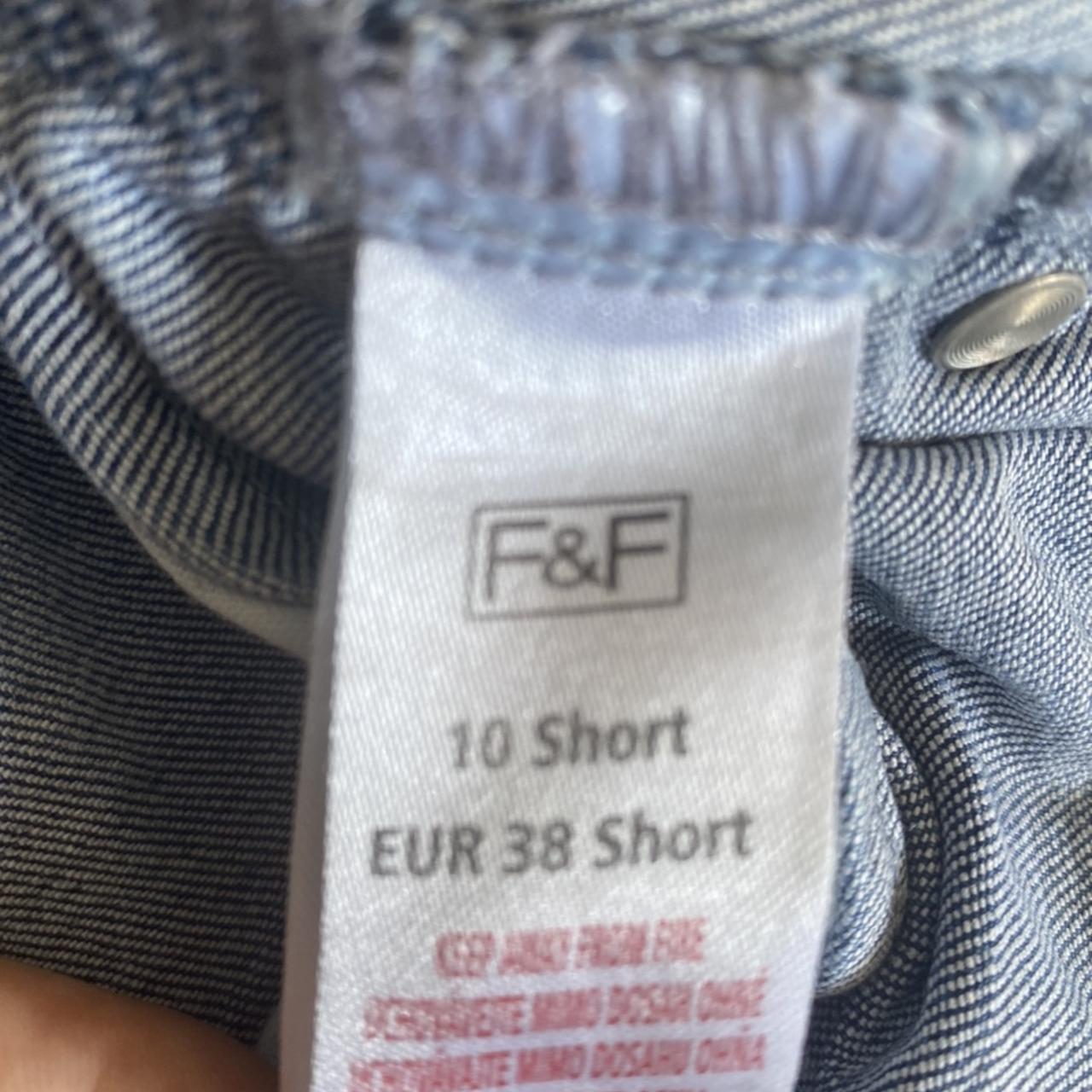 Blue acid wash F&F jeans from Tesco, stretchy... - Depop