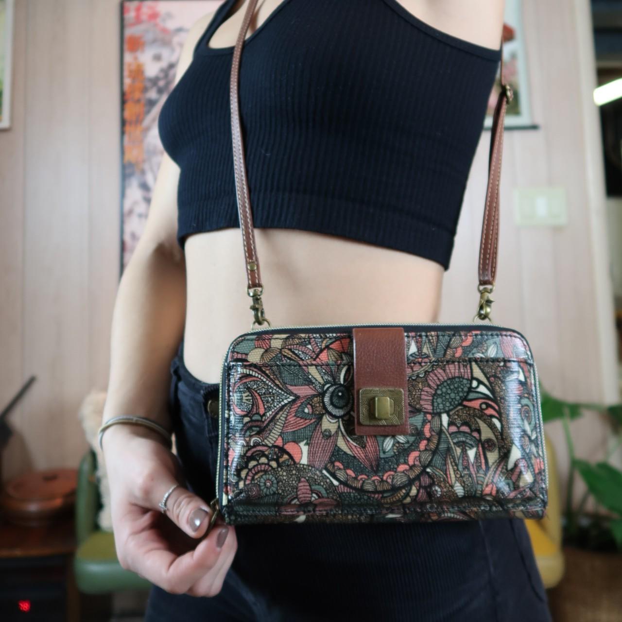 Sak roots floral wallet satchel - Depop